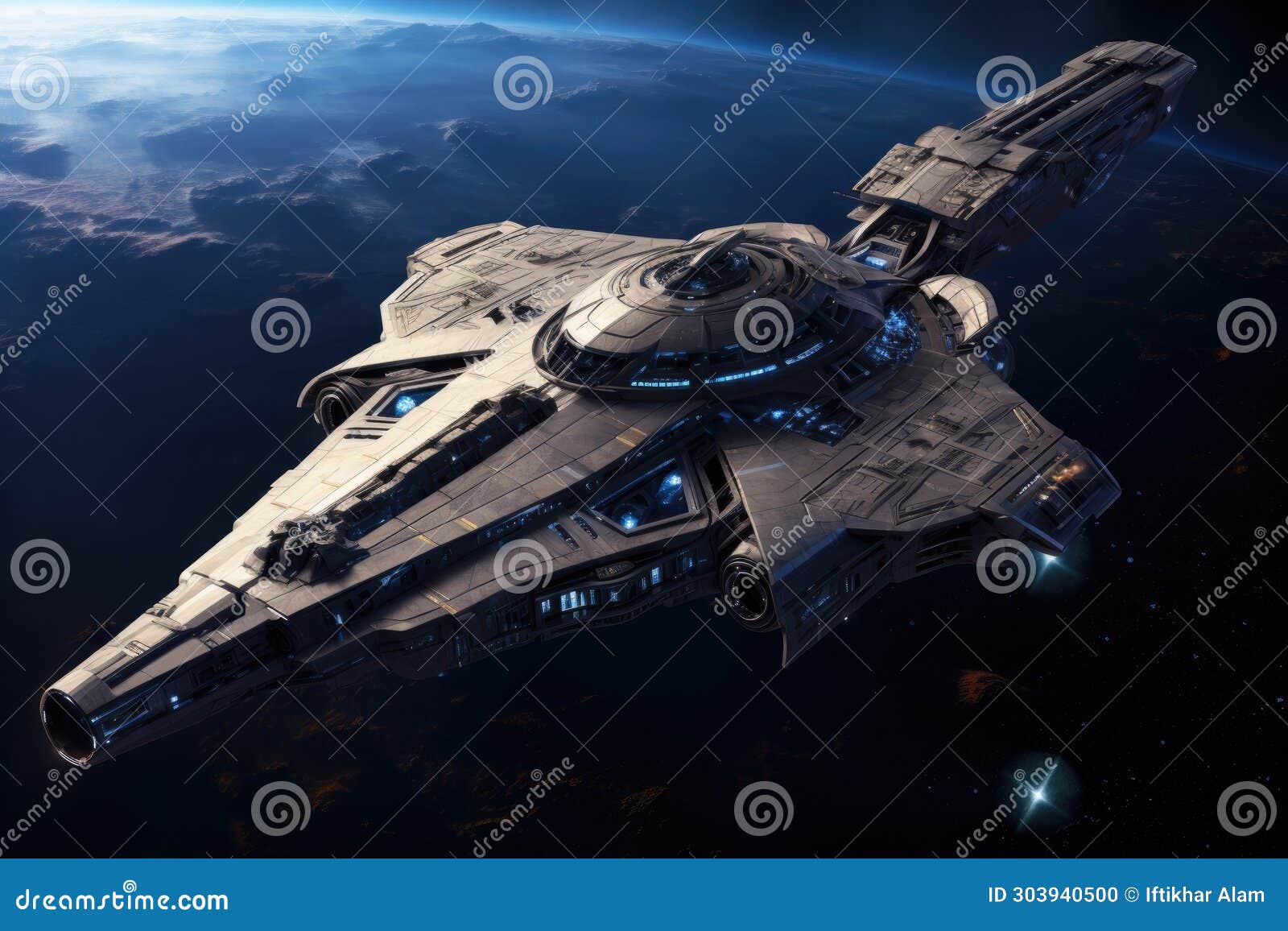 A Star Trek Ship Soars through the Sky, Exploring New Frontiers and ...