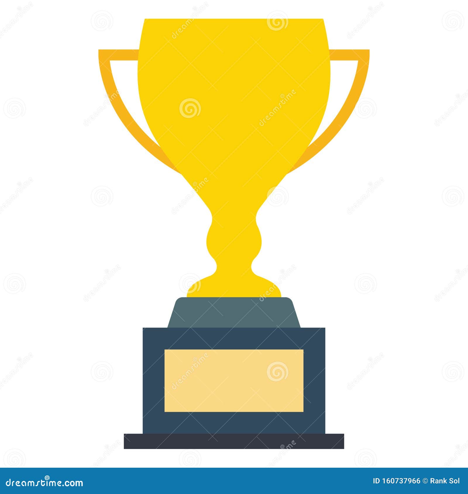 Star Trophy Isolated Vector Illustration Icon Editable Stock Vector ...