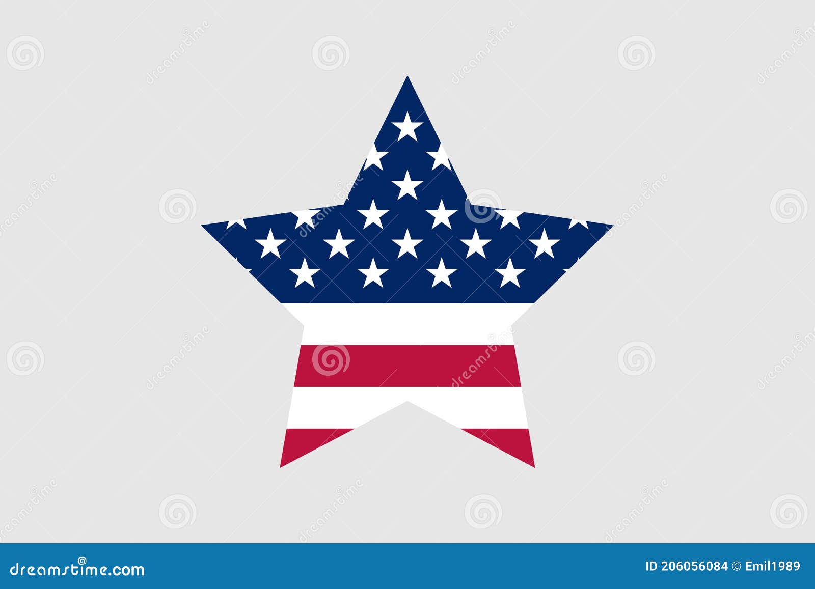 Star usa flag icon symbol stock illustration. Illustration of patriot ...
