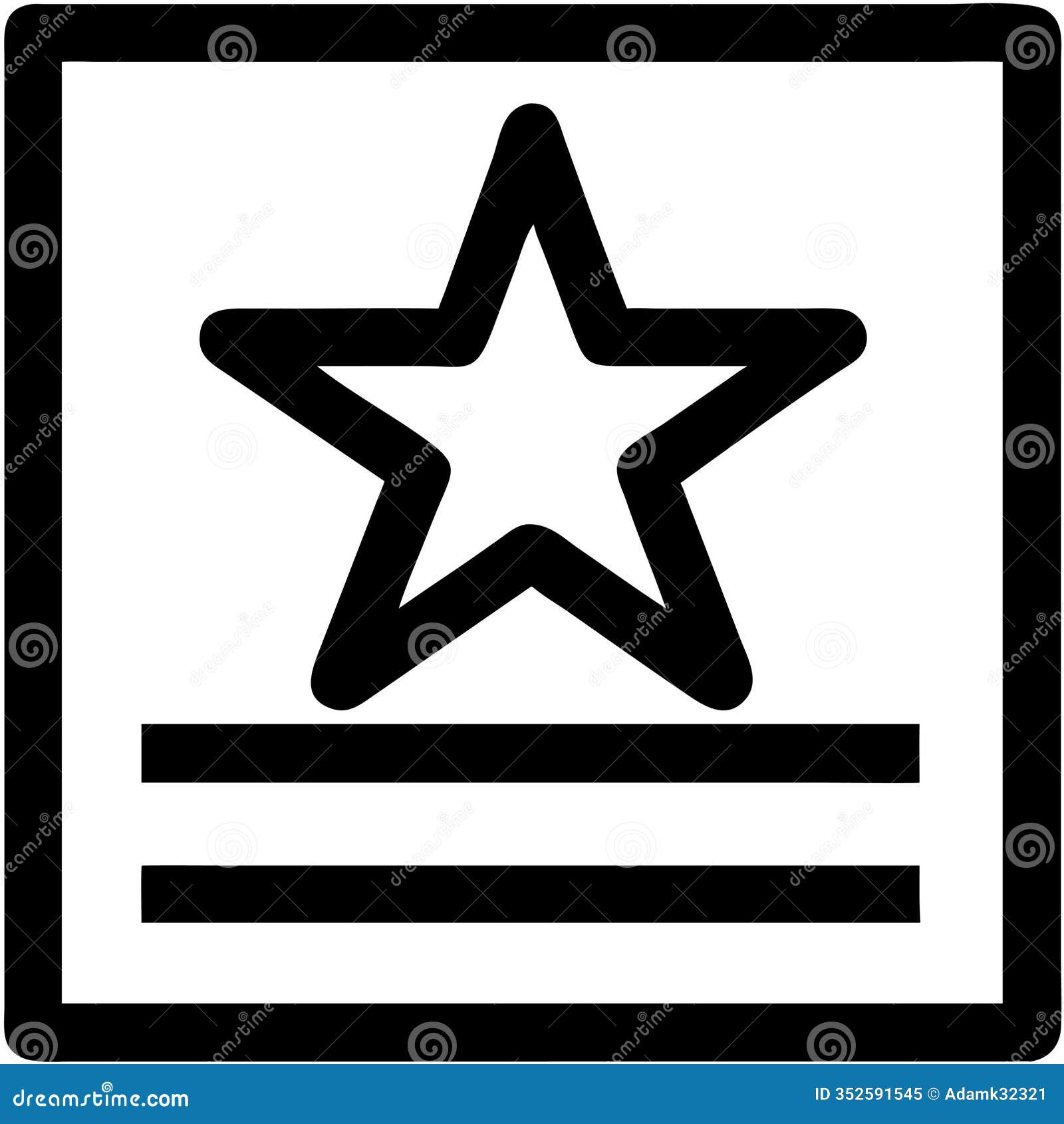 Star Vector Design for Awards and Ratings Applications Stock ...