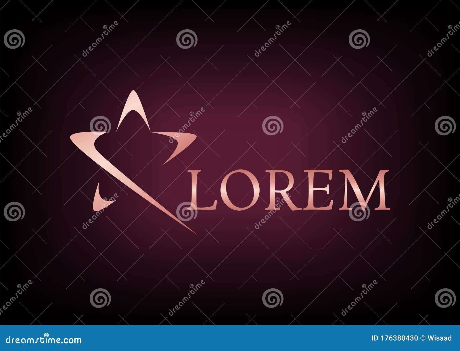 Star Abstract Curve Logo Design Template Stock Vector - Illustration of ...