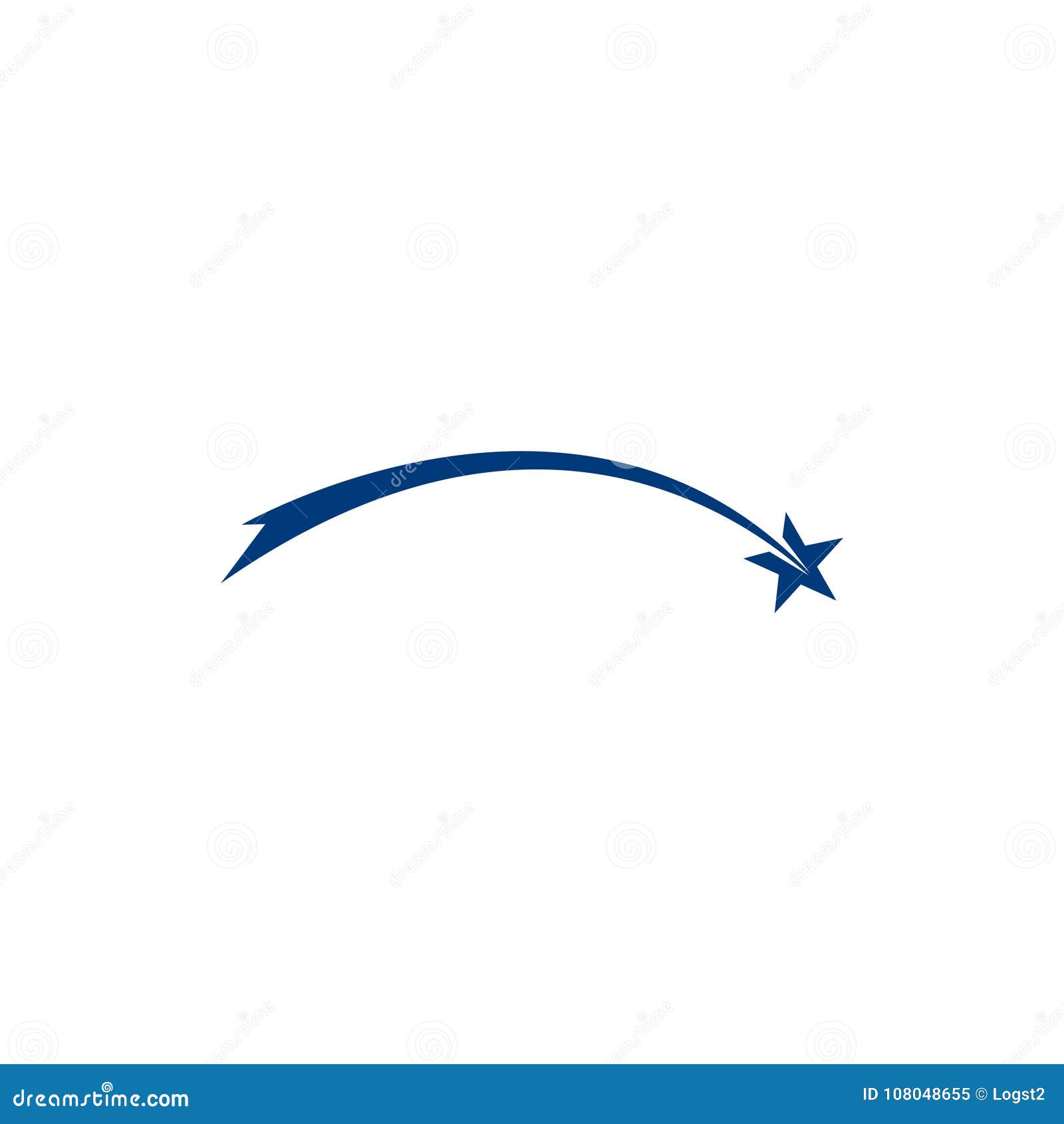 Star Vector Logo. Meteor Emblem Stock Vector - Illustration of ...
