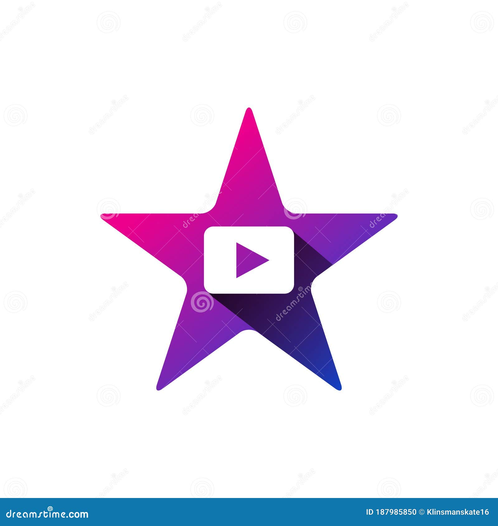 Star Video Logo Design Template Vector Stock Illustration ...