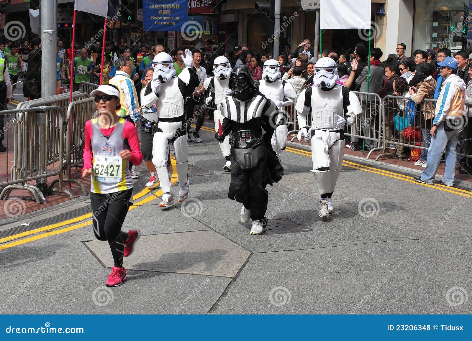 Star War Runner editorial stock photo. Image of jogging - 23206348