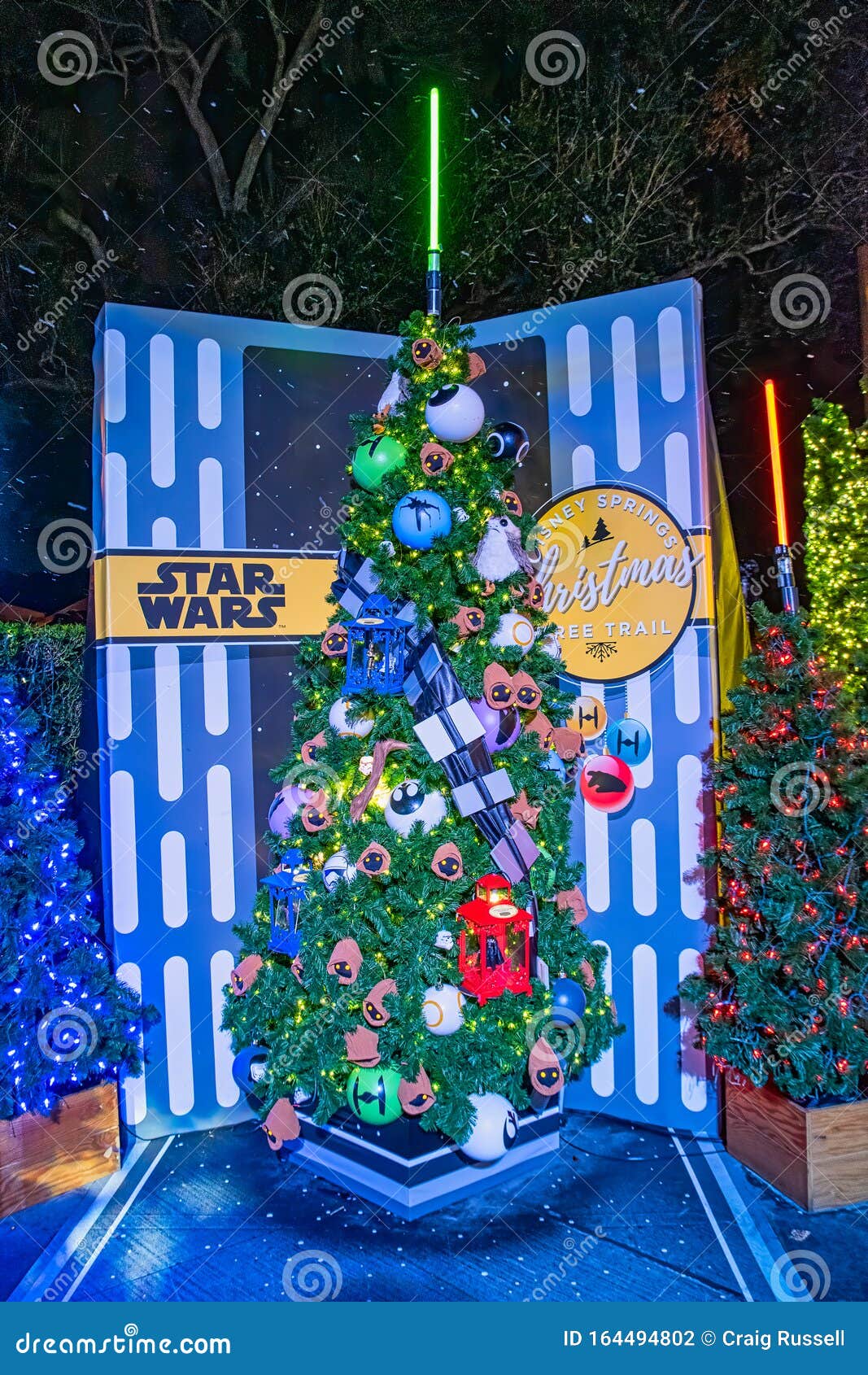 Star Wars Themed Christmas Tree Editorial Photography - Image of ...