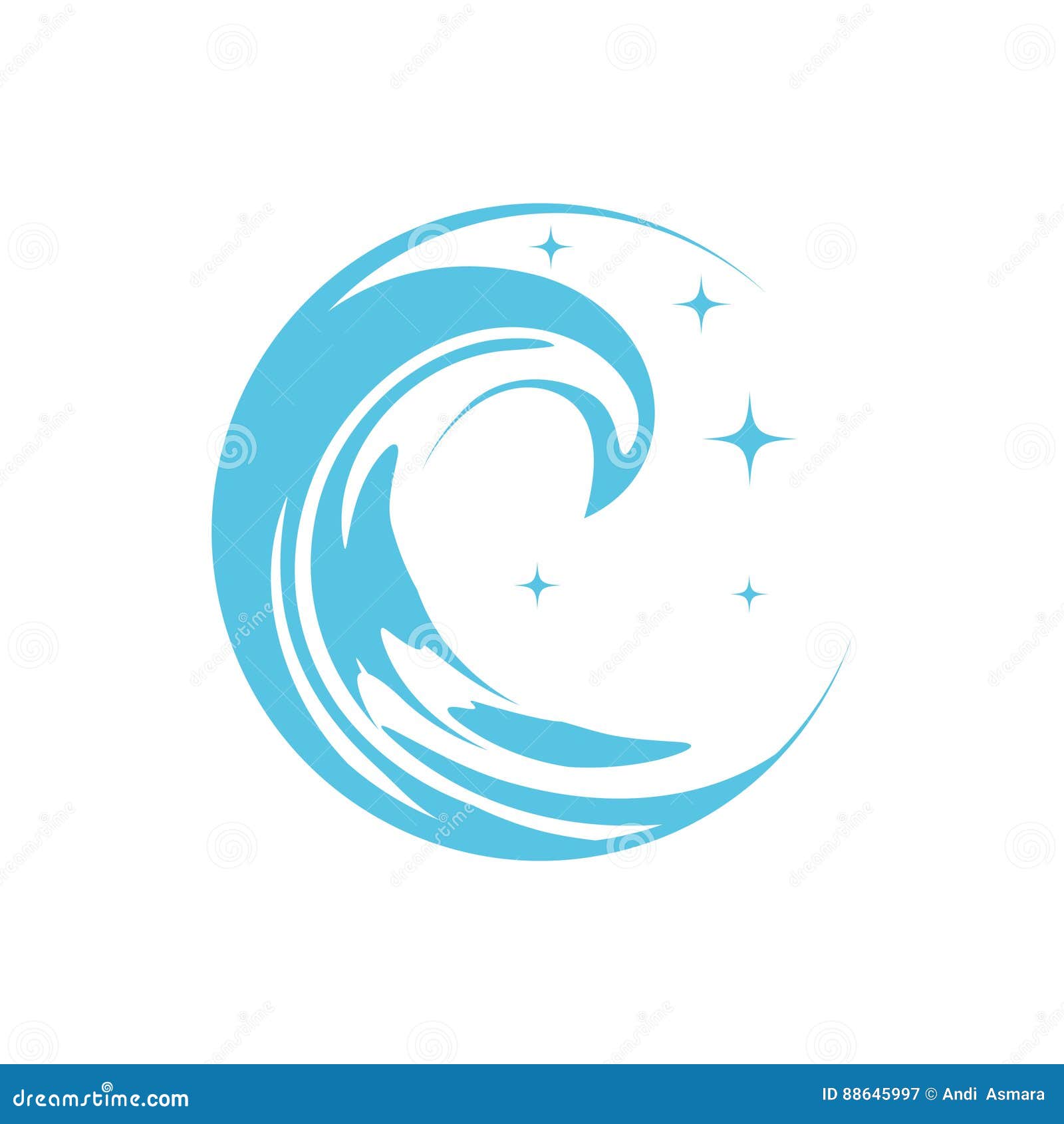 Star Wave stock vector. Illustration of journey, sleek - 88645997