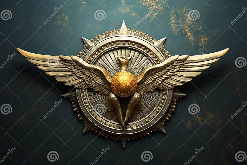 Star and Winged Disk Symbolizing Various Deities Illustration Photo ...