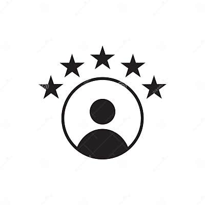 5 Star Work Experience Icon Vector for Your Web Site Design, Logo, App ...