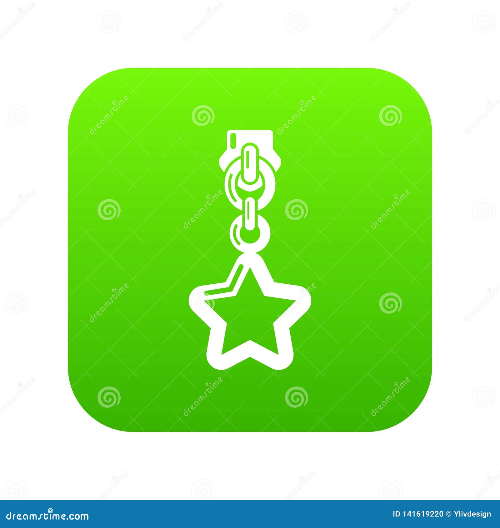 Star Zip Icon, Simple Style Stock Vector - Illustration of tailor ...