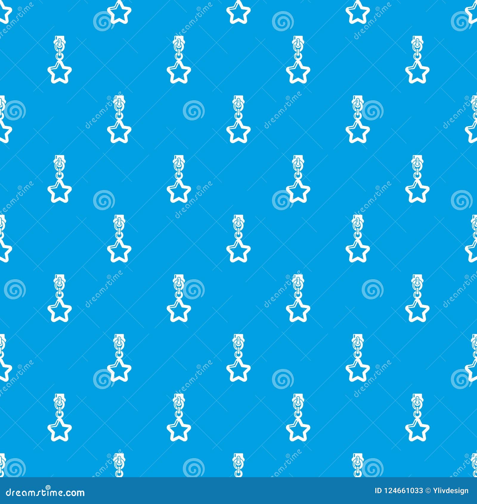 Star Zip Pattern Vector Seamless Blue Stock Vector - Illustration of ...
