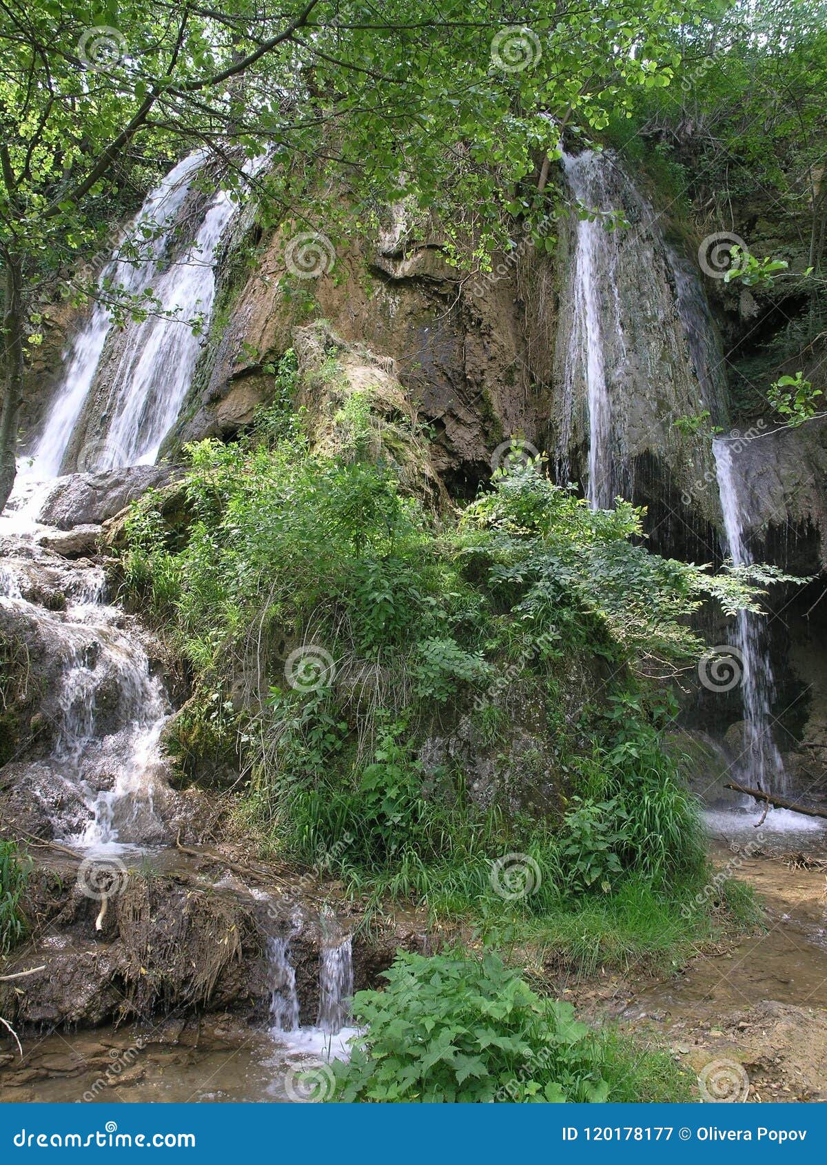 Waterfall stock image. Image of nature, stara, serbia - 120178177