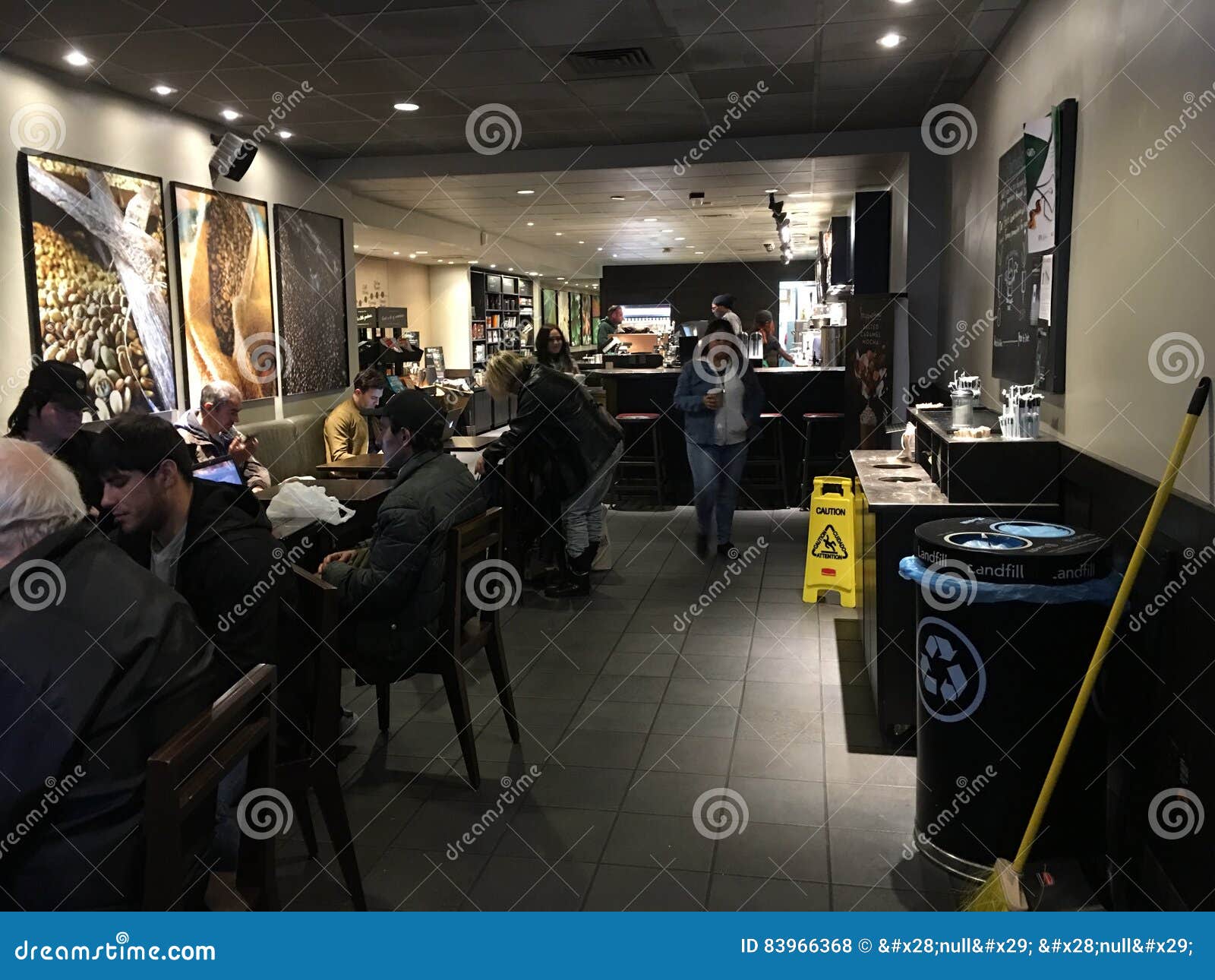 Starbucks Cafe Interior editorial stock photo. Image of beach - 83966368
