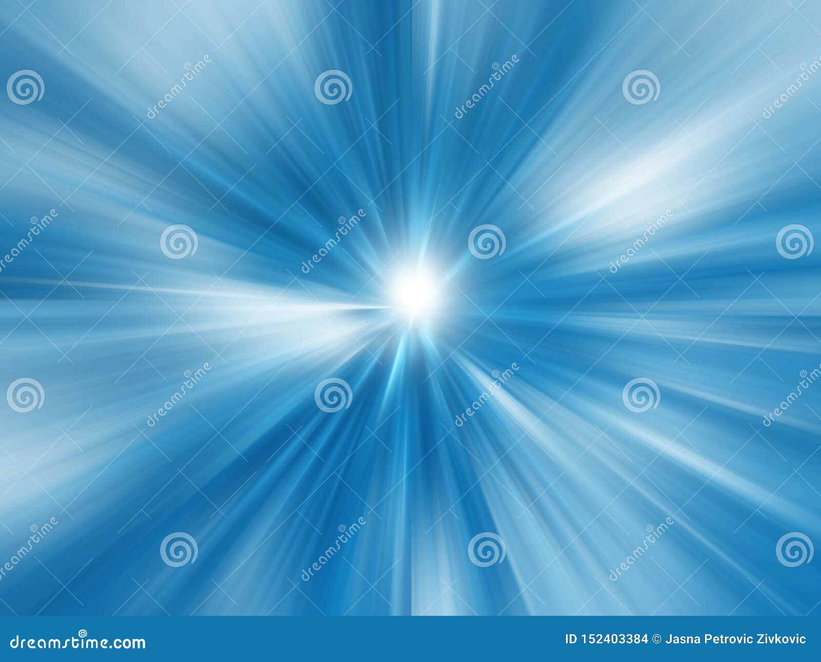 Starburst Blue Light Beam Abstract Background Stock Illustration ...