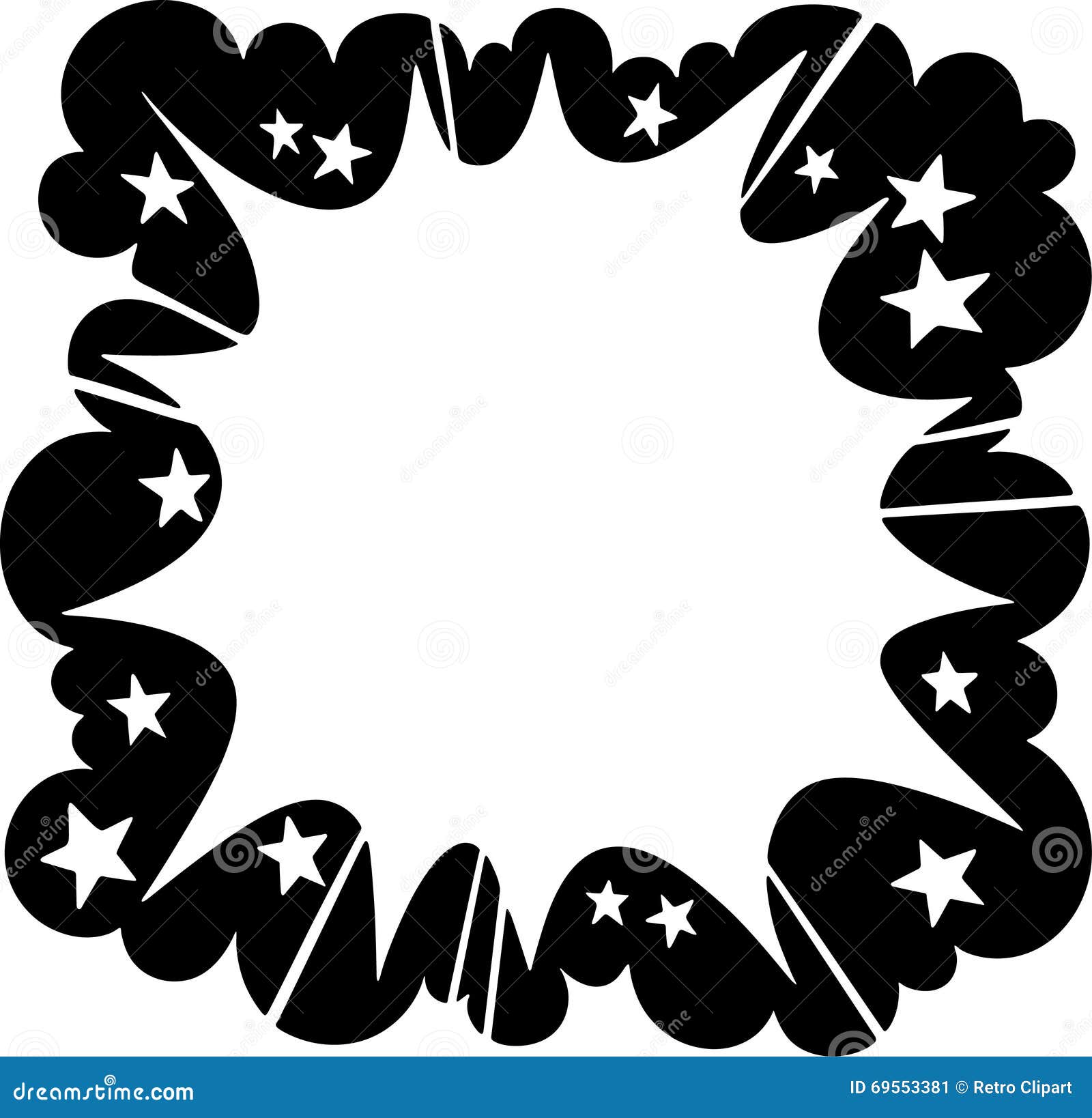 Starburst Explosion Ad Frame Stock Illustration - Illustration of 1950 ...