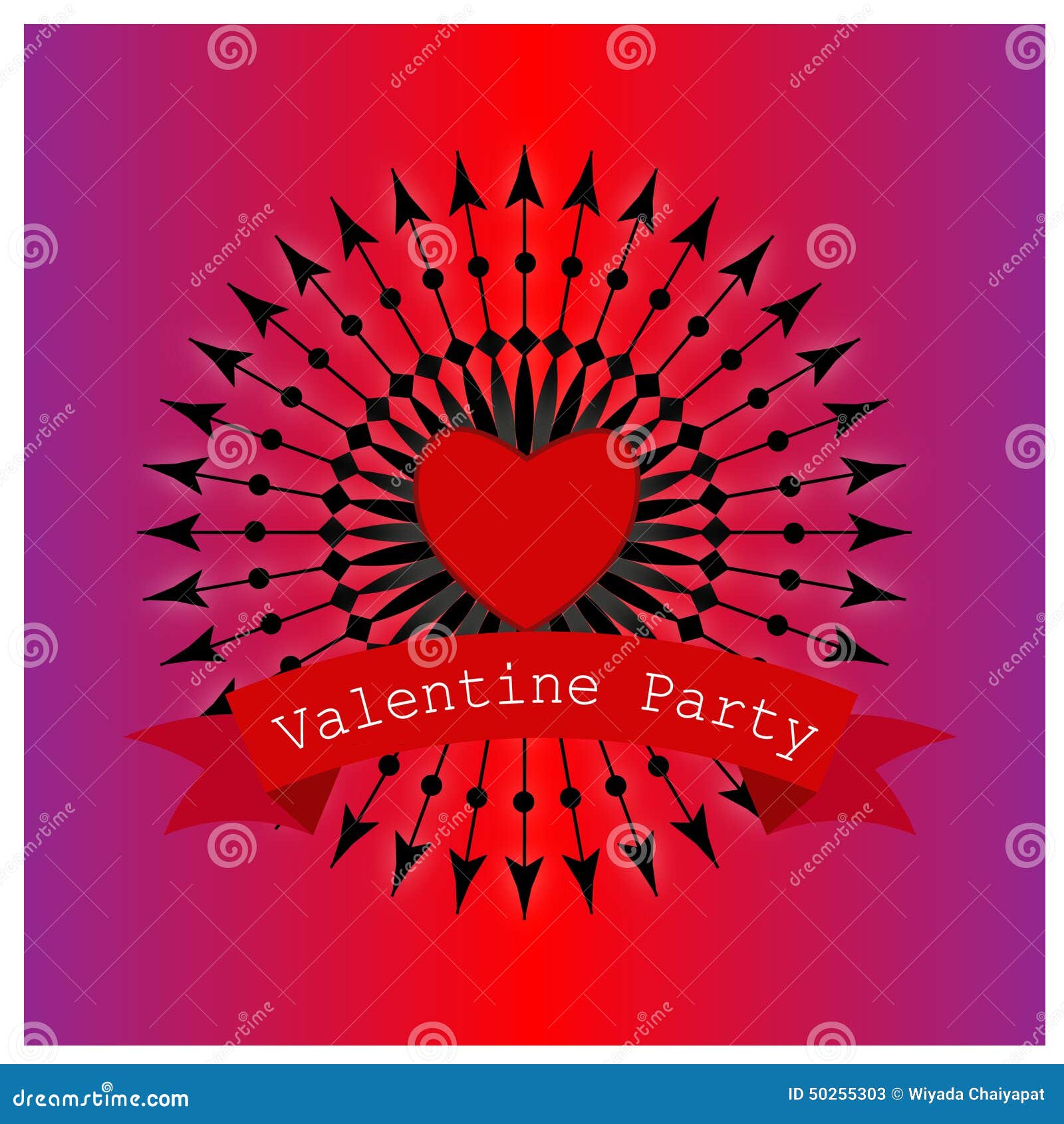 Starburst Heart - Illustration Stock Illustration - Illustration of ...