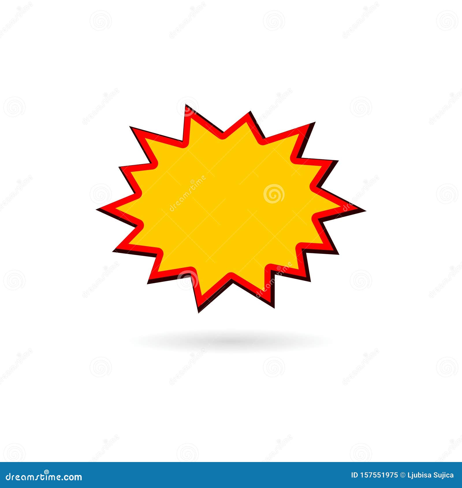 Starburst Speech Bubble Icon Stock Vector - Illustration of graphic ...