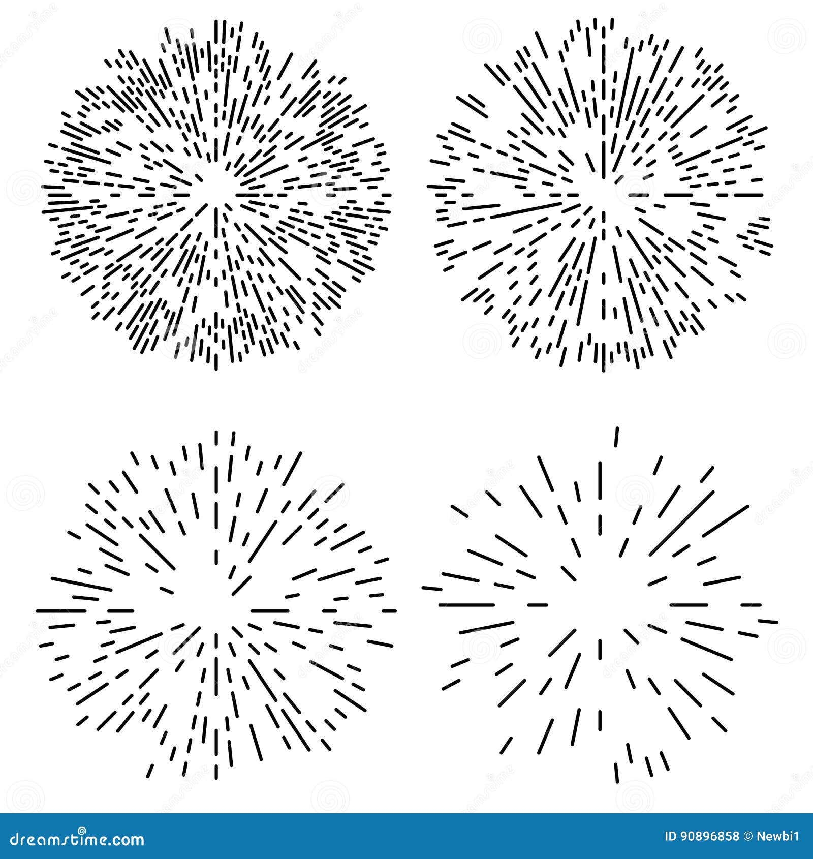 Starburst or Sunburst Design Element Stock Vector - Illustration of ...