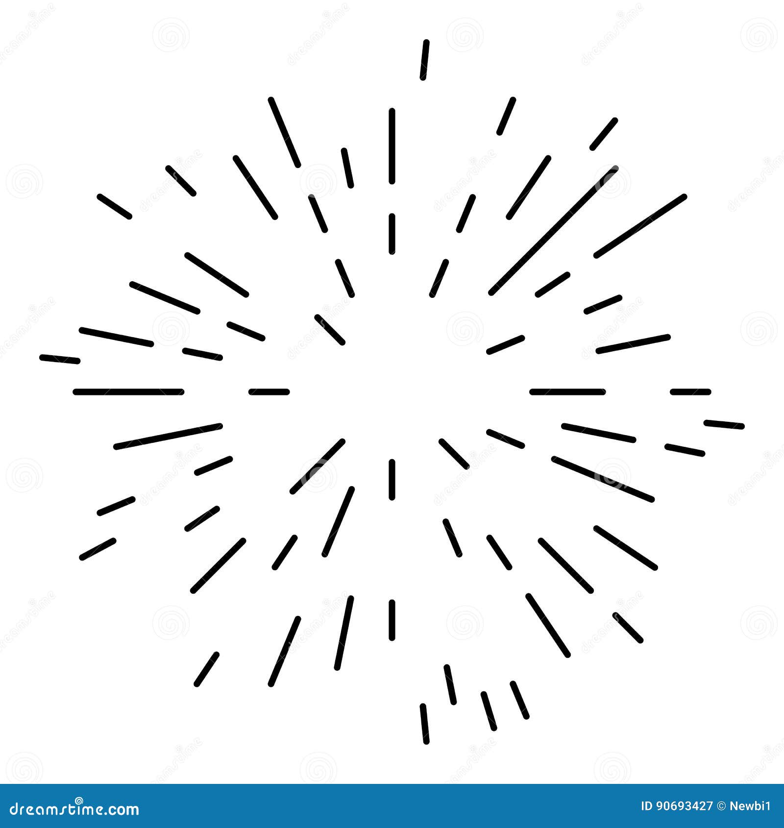 Starburst or Sunburst Design Element Stock Vector - Illustration of ...