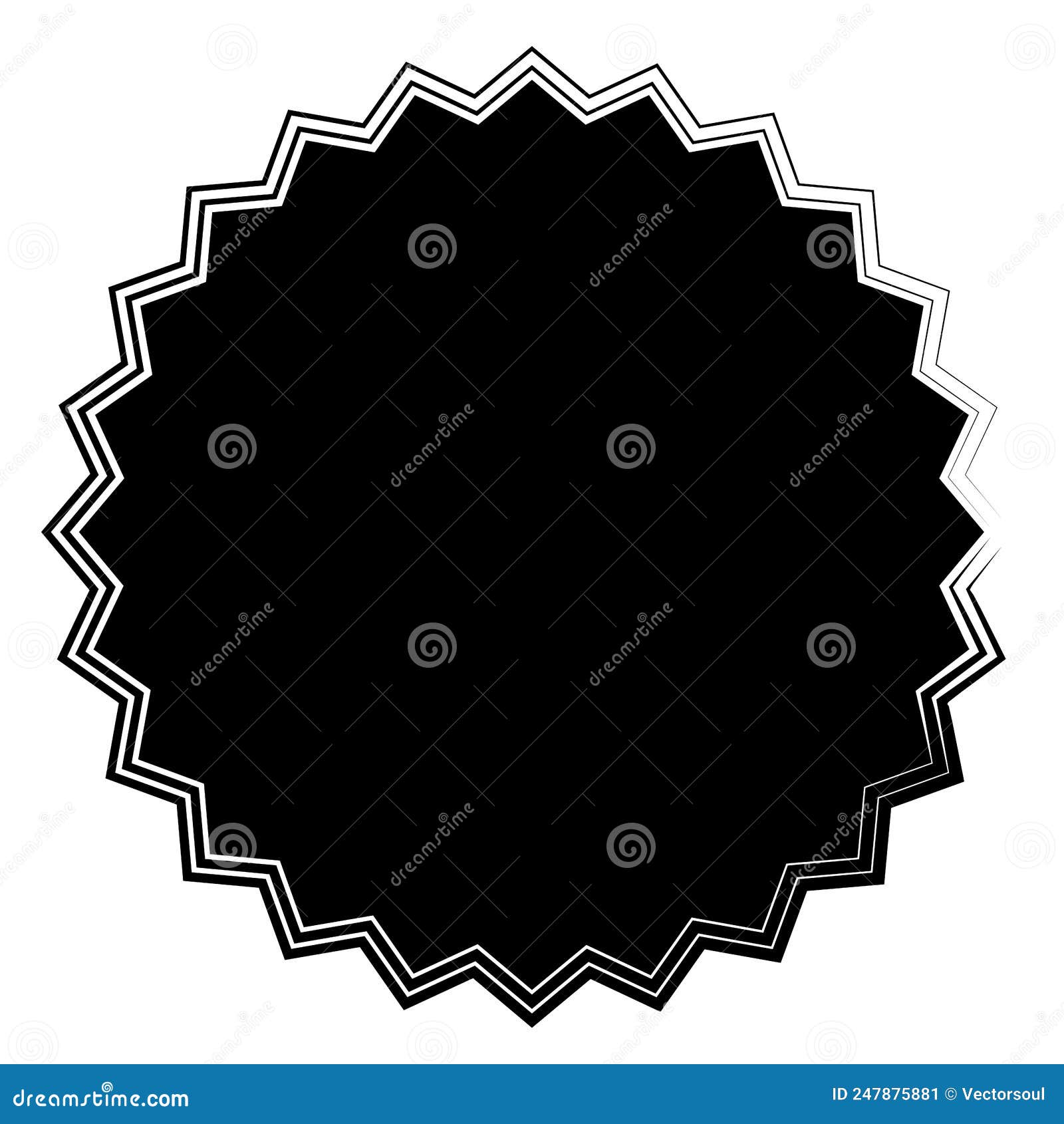 Starburst, Sunburst Star Shape Vector Element Stock Vector ...