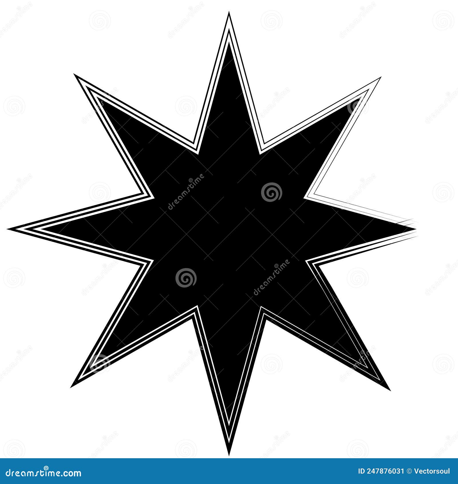 Starburst, Sunburst Star Shape Vector Element Stock Vector ...
