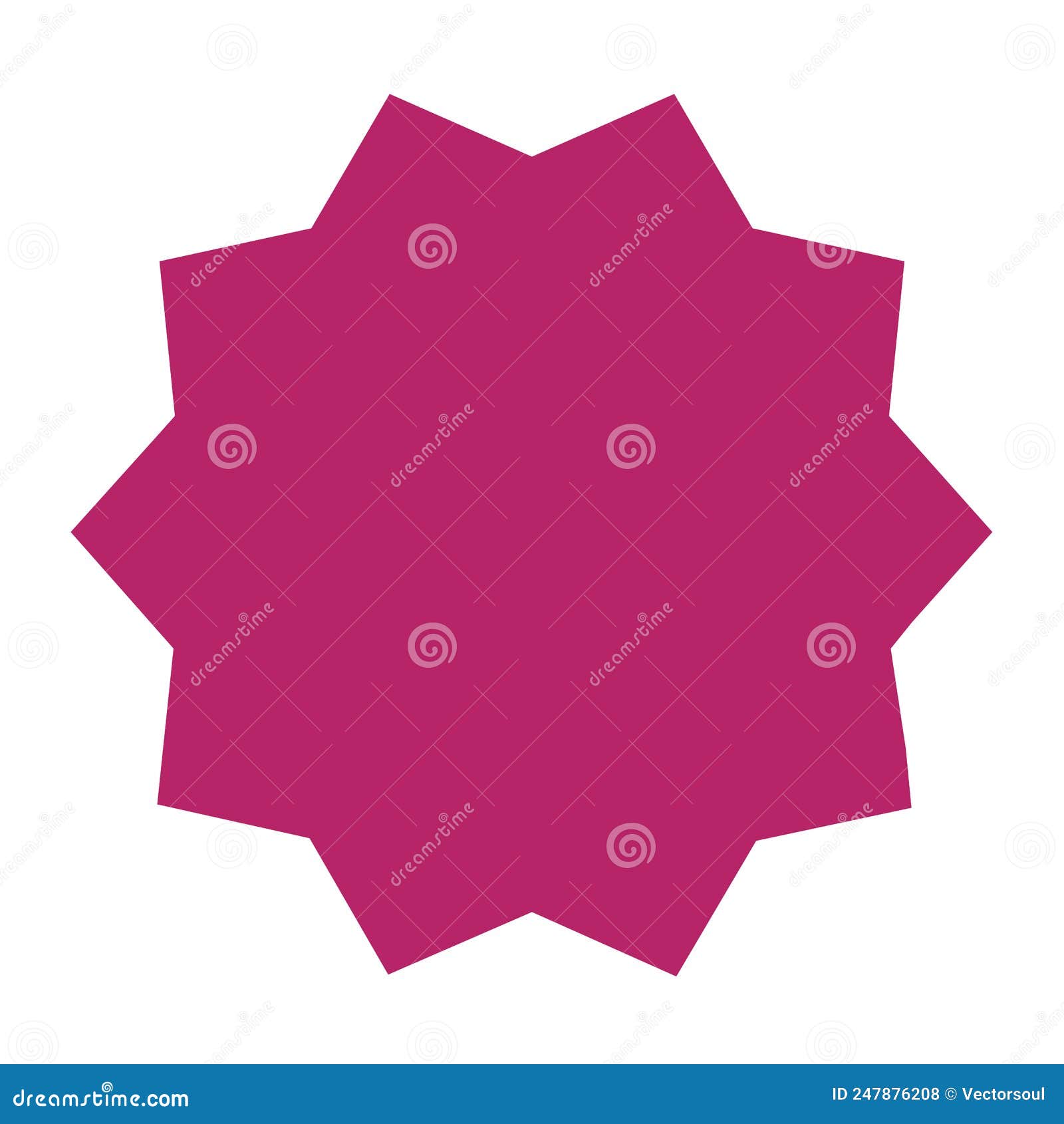 Starburst, Sunburst Star Shape Vector Element Stock Vector ...