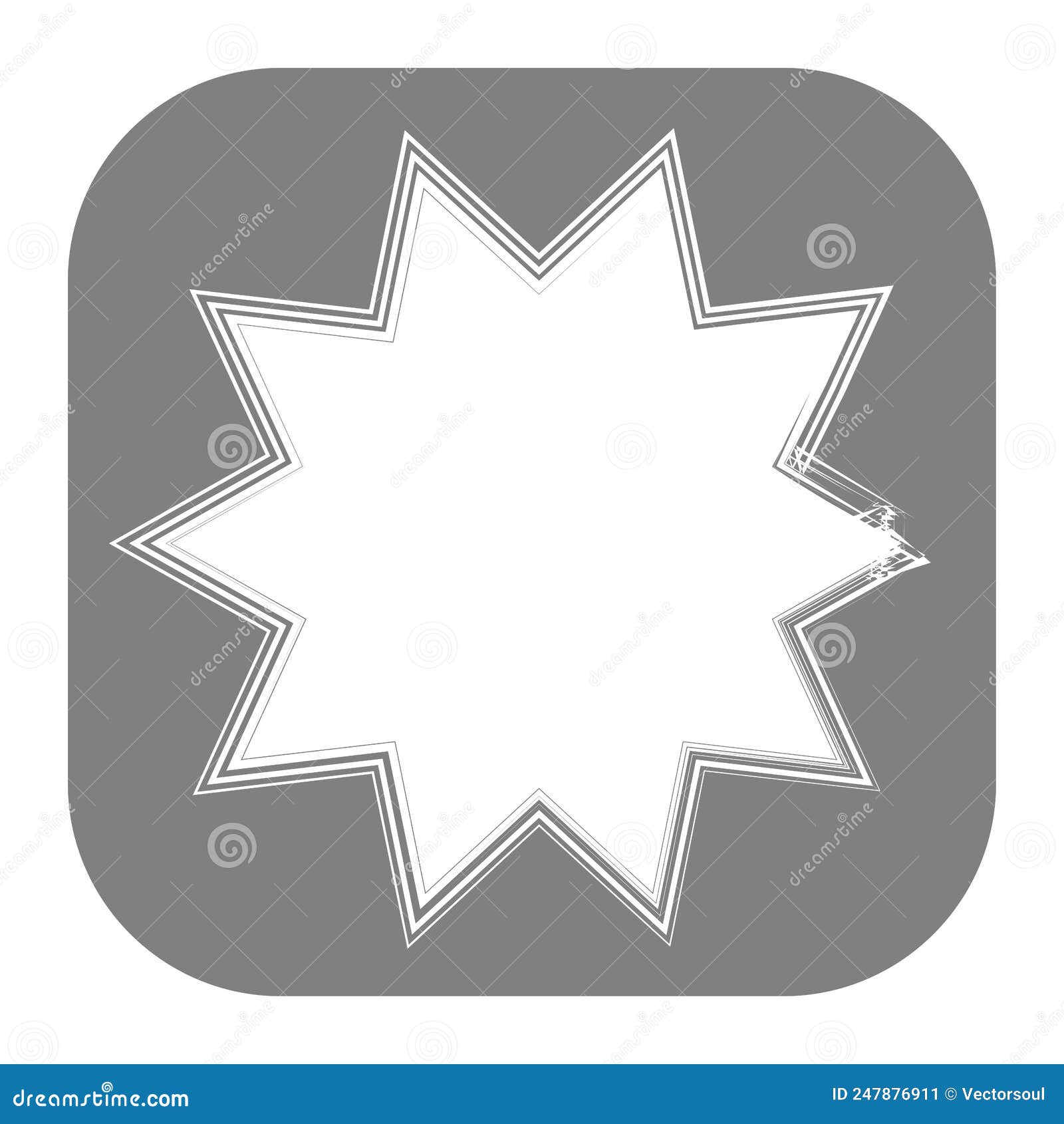 Starburst, Sunburst Star Shape Vector Element Stock Vector ...