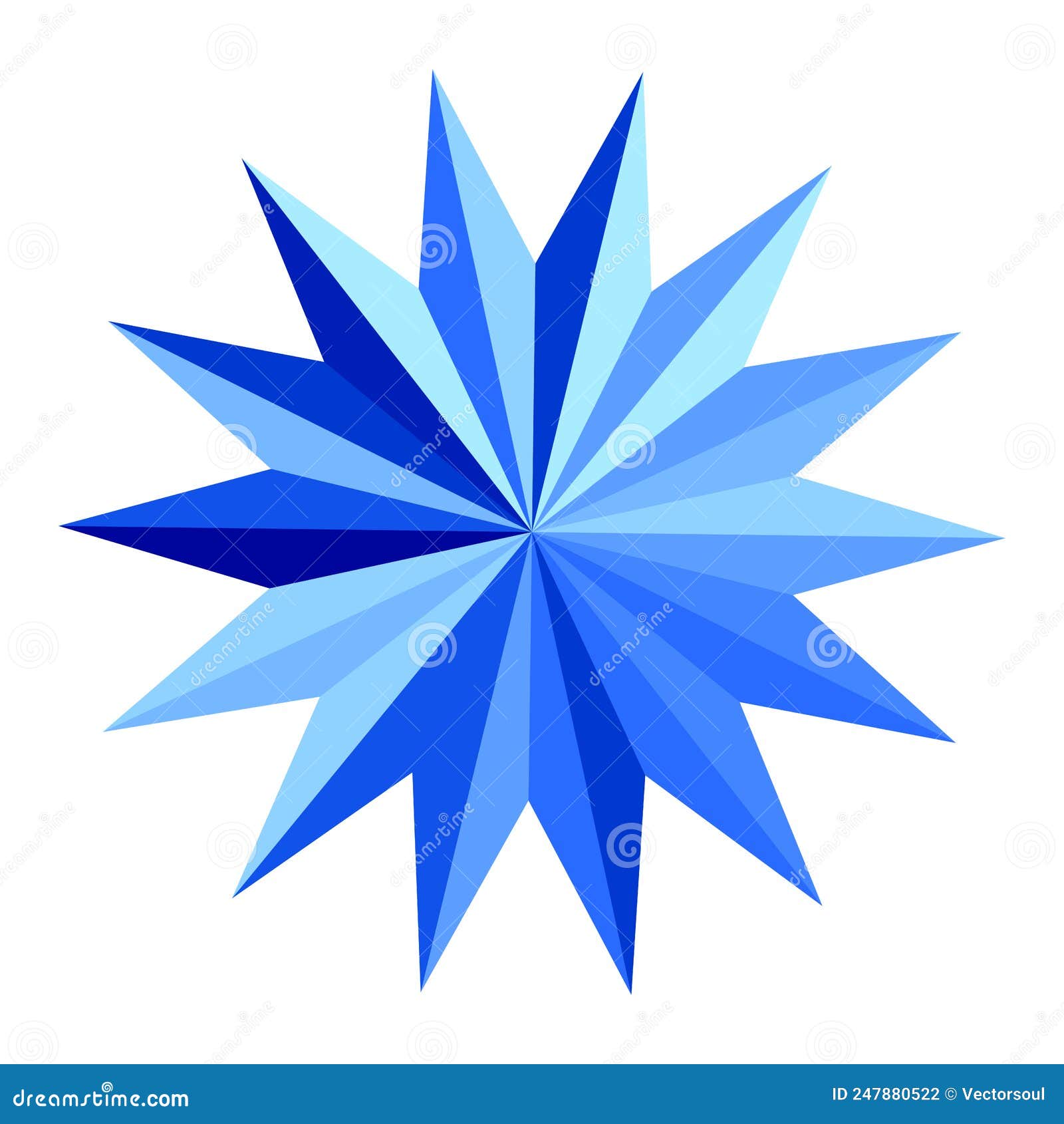 Starburst, Sunburst Star Shape Vector Element Stock Vector ...