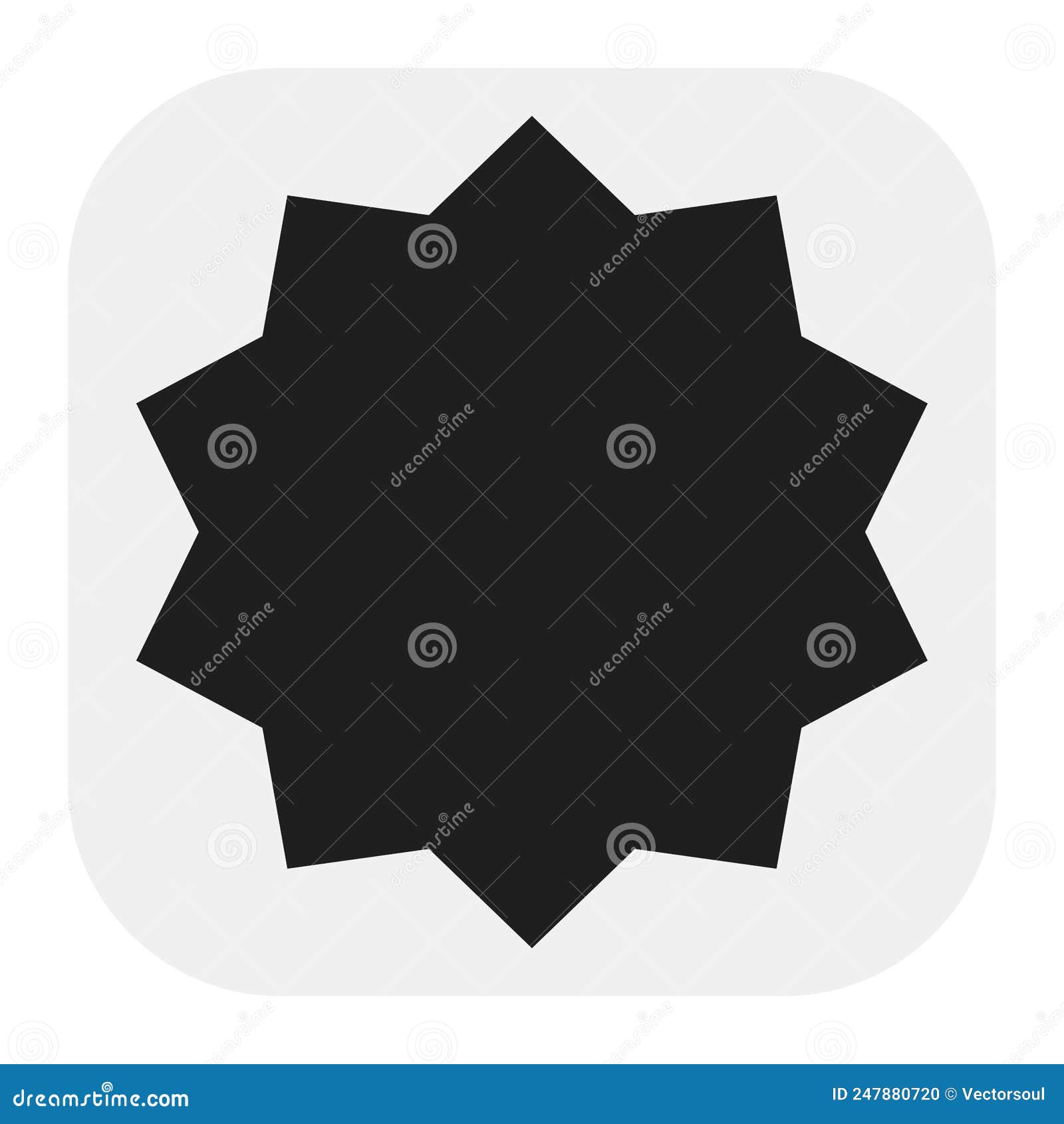 Starburst, Sunburst Star Shape Vector Element Stock Vector ...