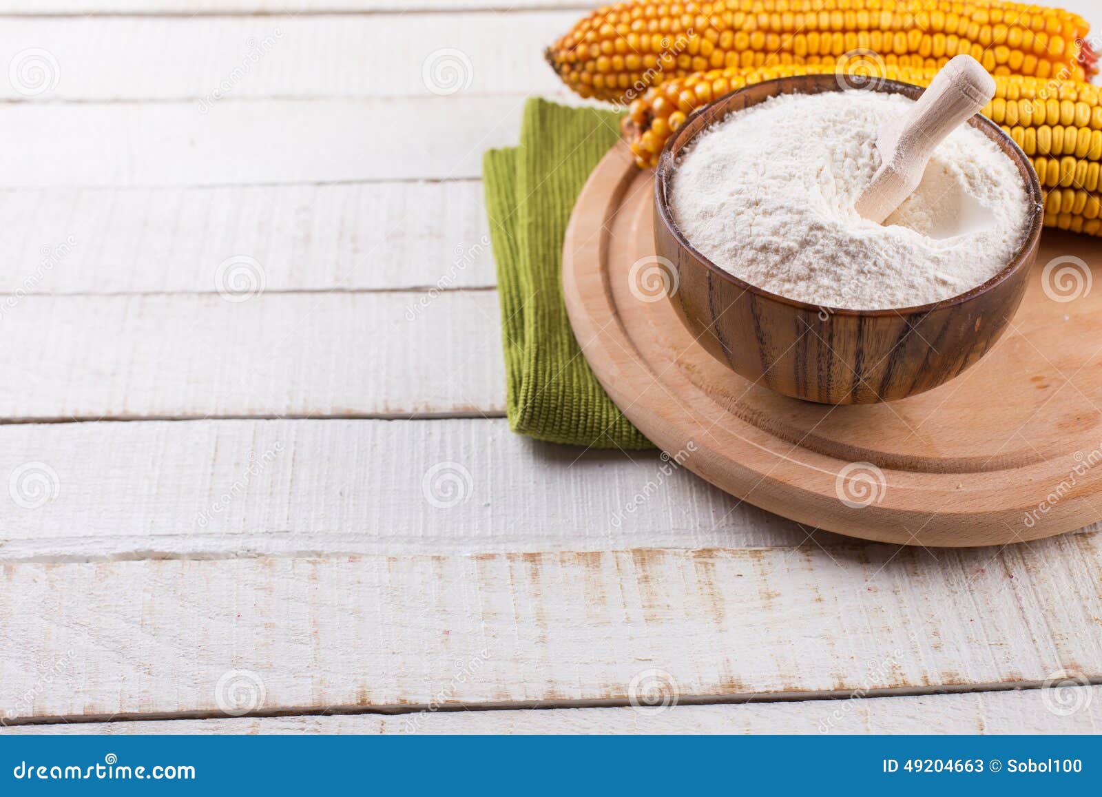 Starch in bowl stock image. Image of grain, cooking, green - 49204663