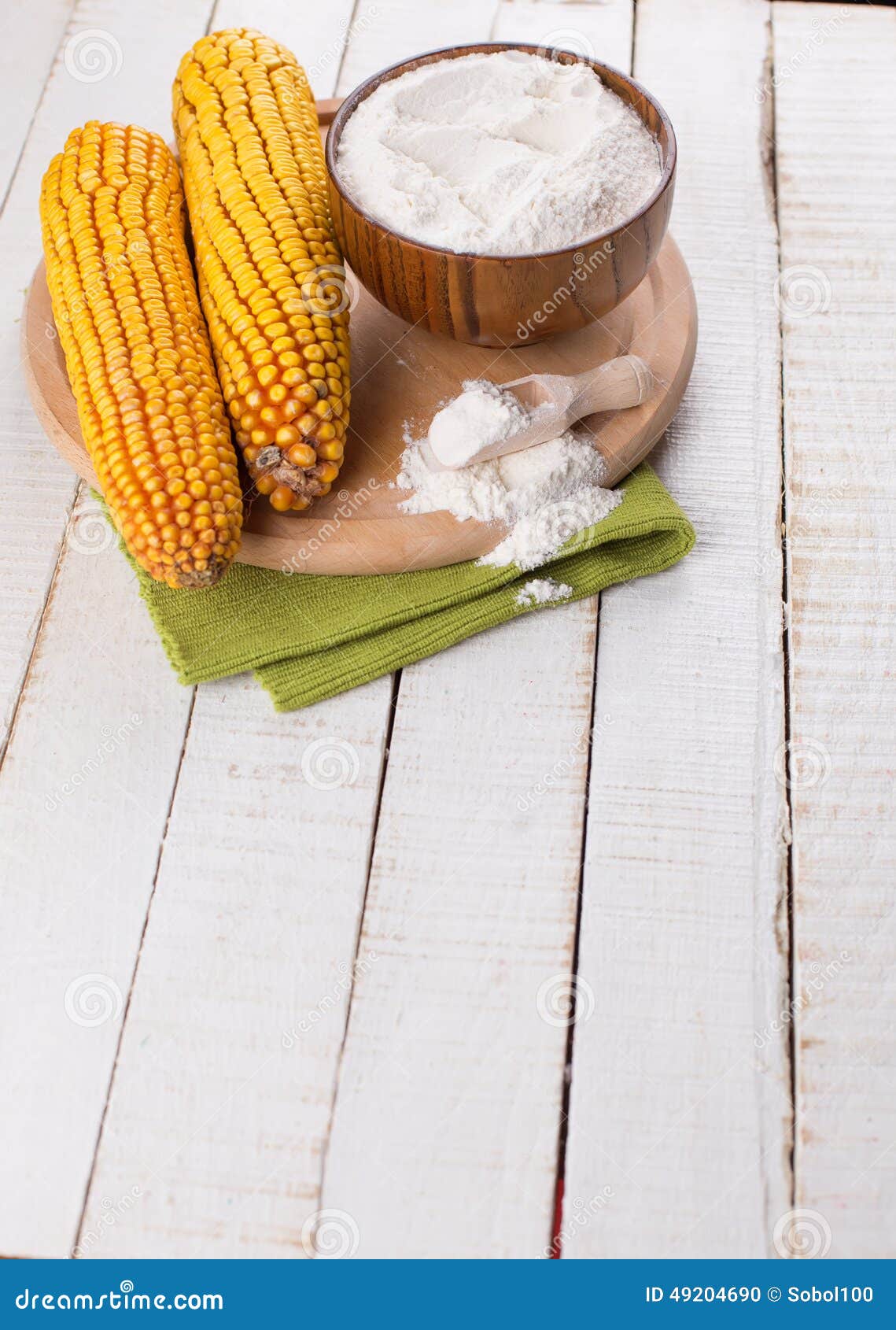Starch in bowl stock photo. Image of board, grain, diet - 49204690