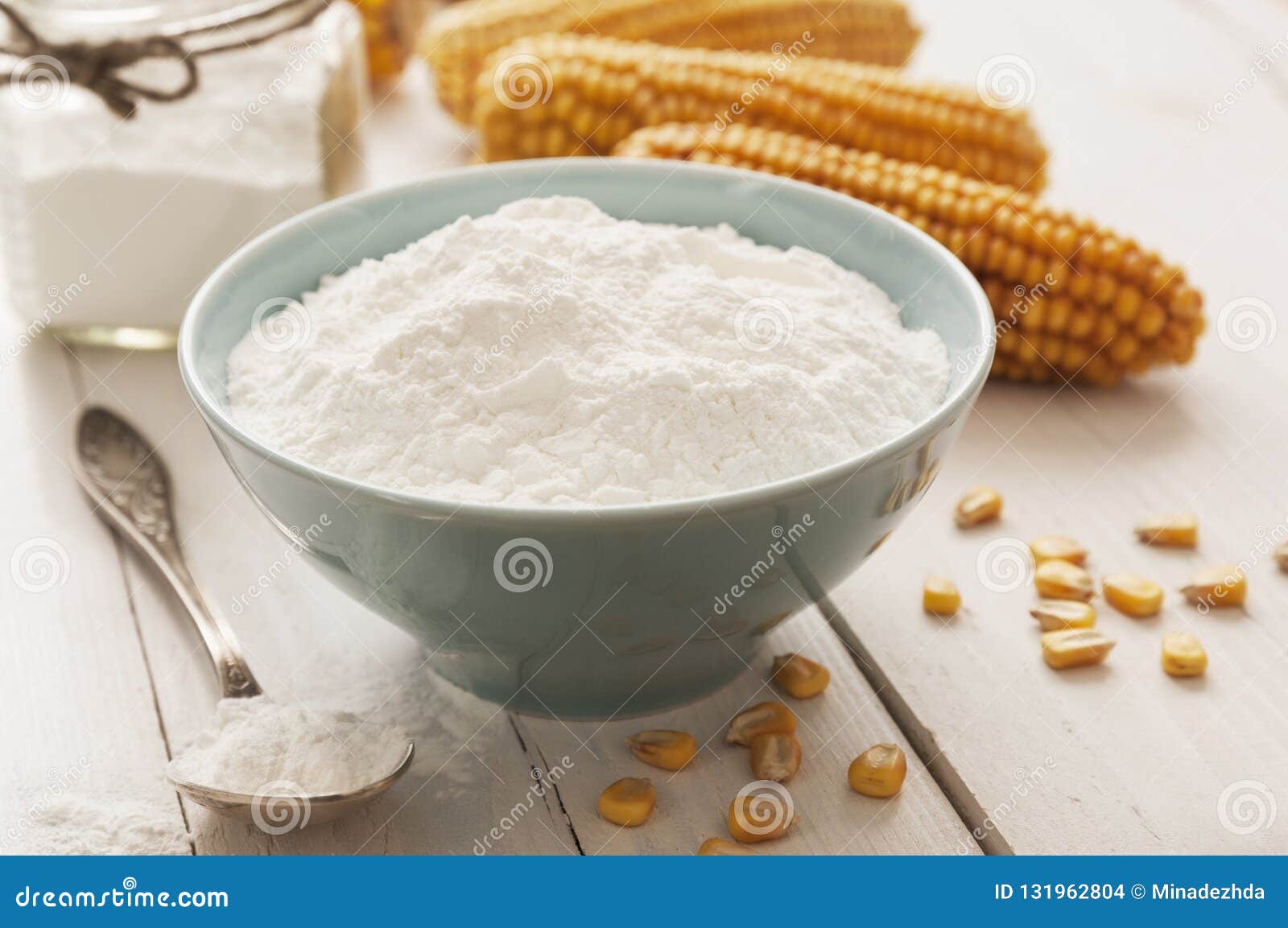 Starch and corn cob stock photo. Image of grain, cuisine - 131962804