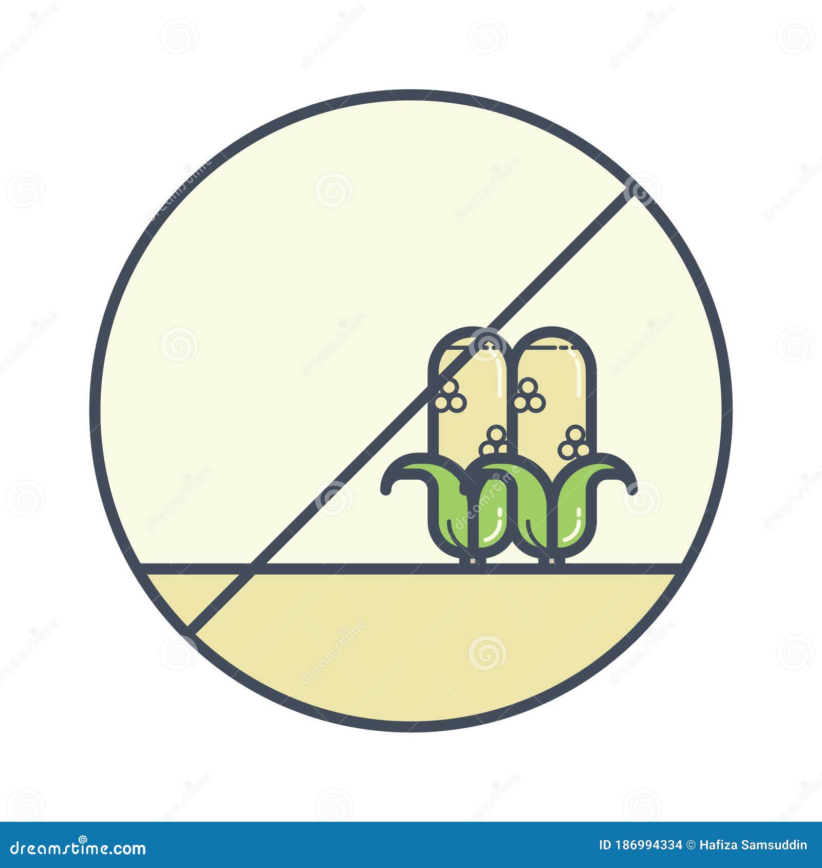 Starch Free Icon. Vector Illustration Decorative Design Stock Vector ...