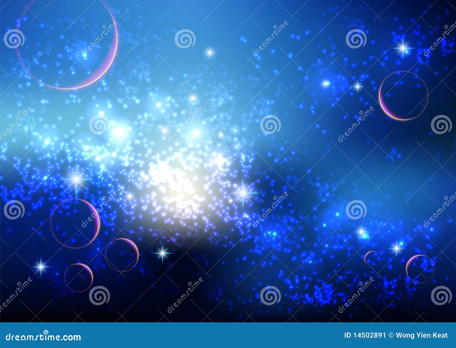 Giant Quasar Star Emits Glow Energy Particles In Deep Outer Space ...