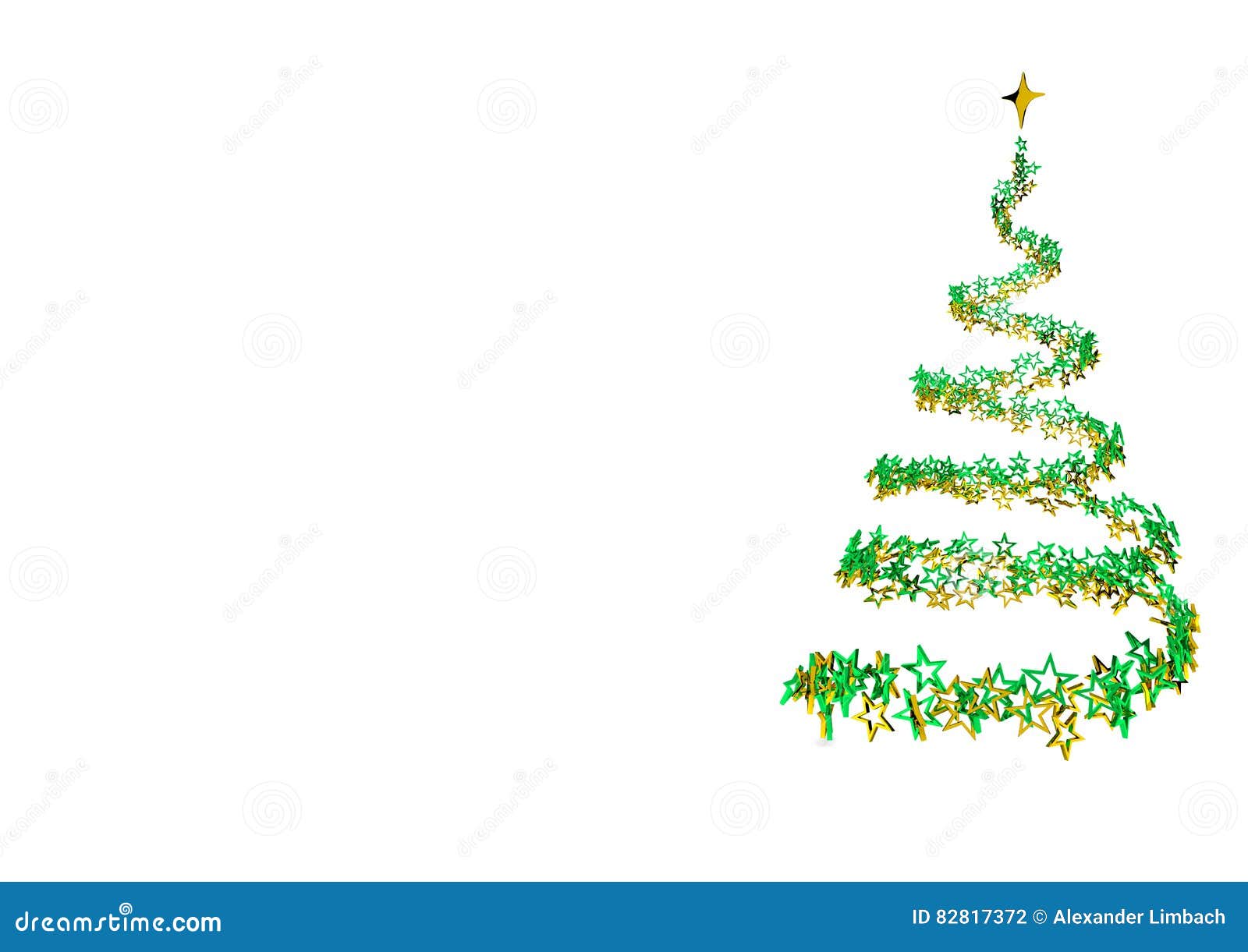 Stardust Christmas Tree stock illustration. Illustration of disposal ...