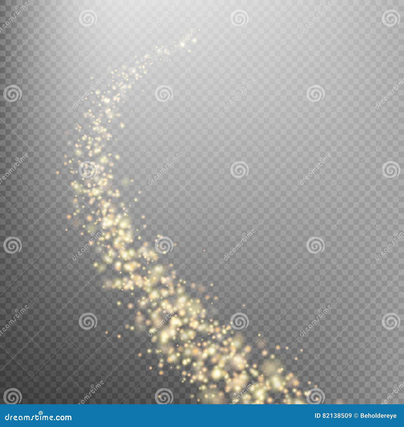 Stardust trail. EPS 10 stock vector. Illustration of magic - 82138509