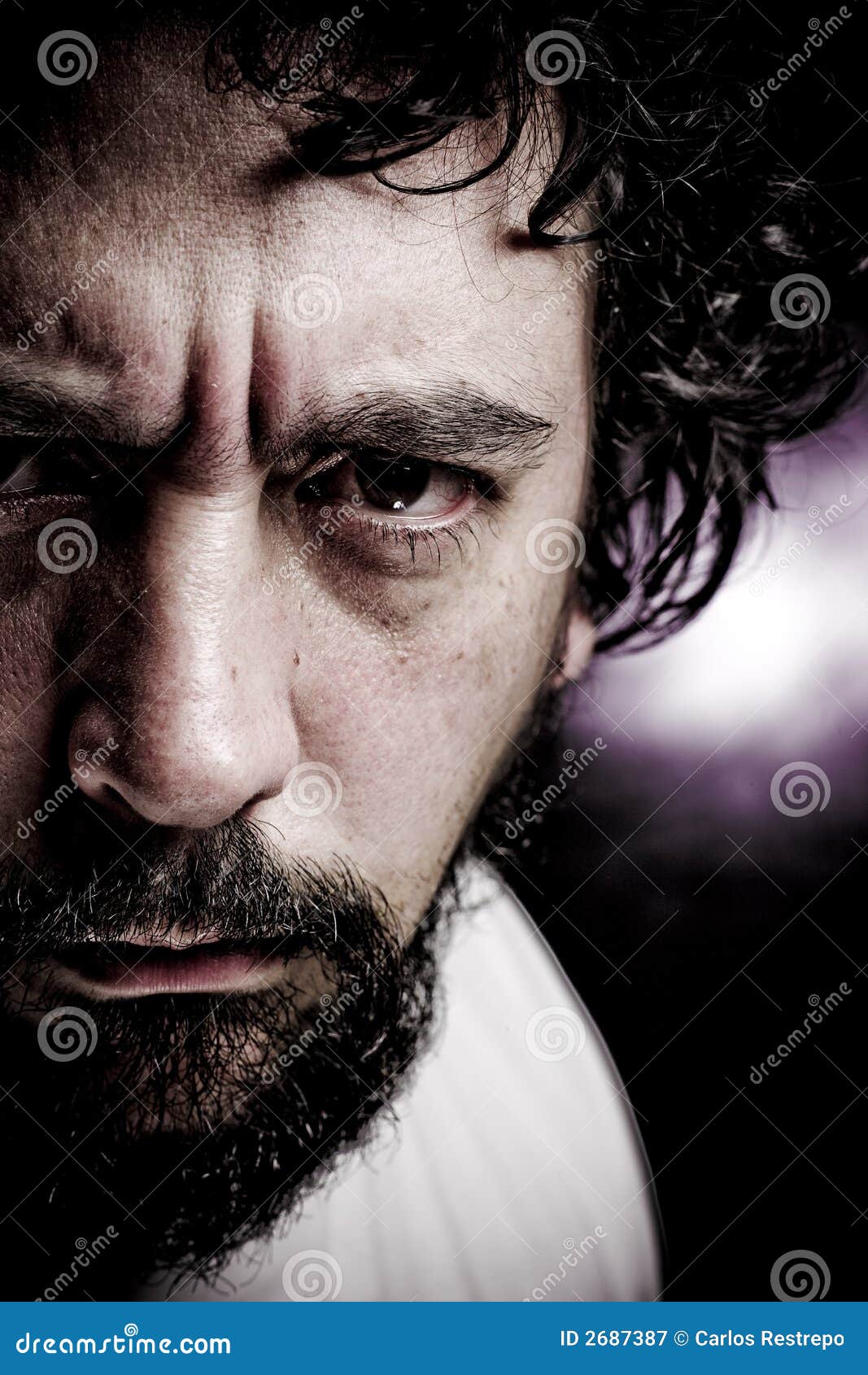 Stare stock image. Image of attitude, adult, eyes, expression - 2687387