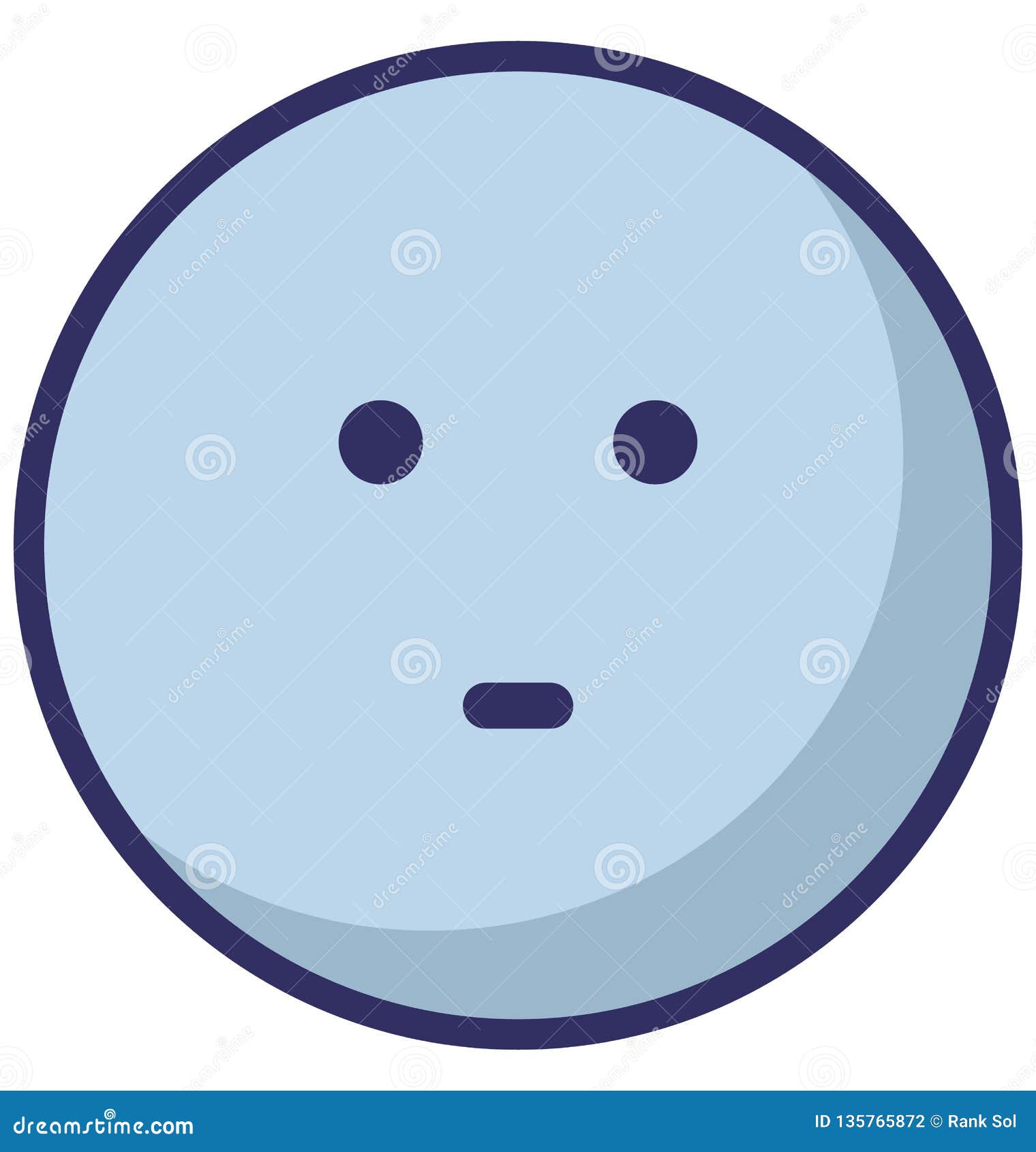 Stare Emoticon, Emoticons Vector Isolated Icon Which Can Easily Modify ...