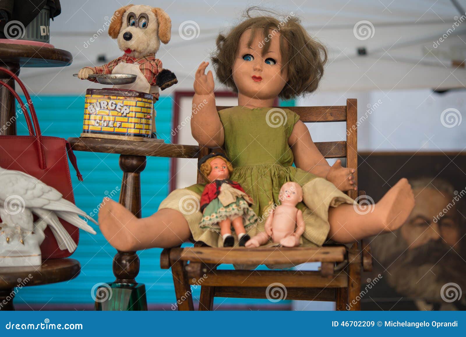 Stare lalki obraz stock. Obraz złożonej z lale, pchła - 46702209