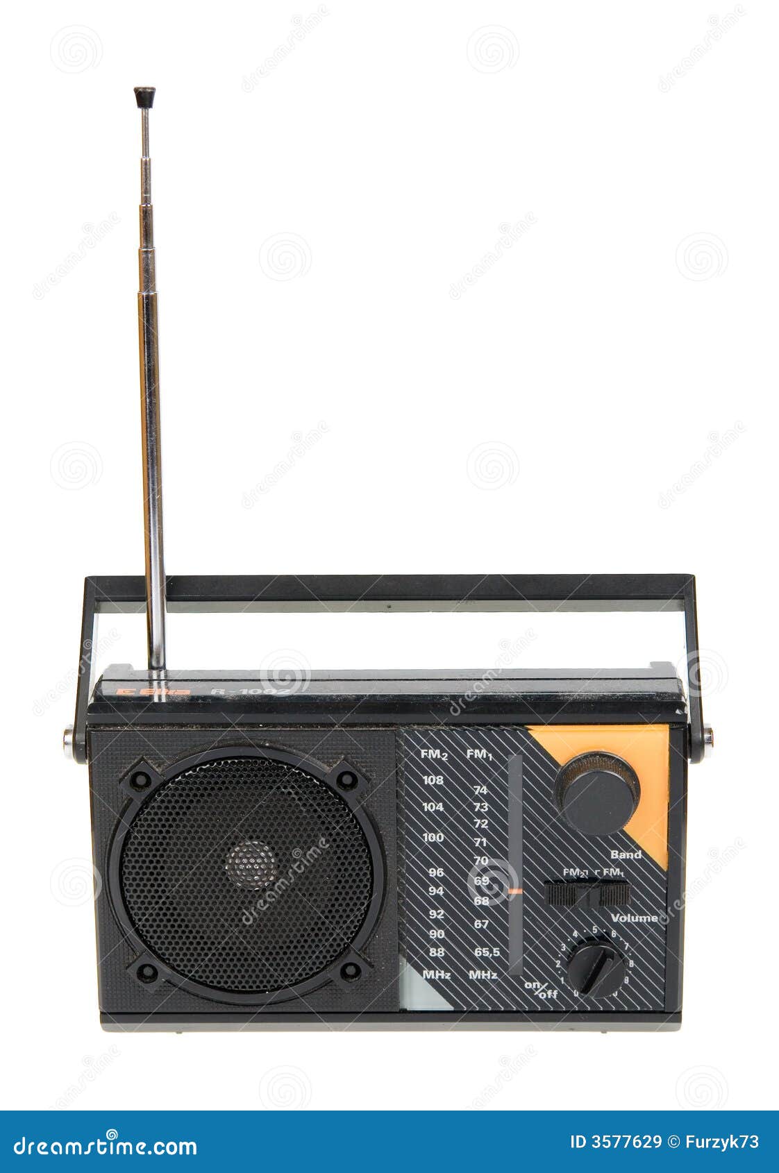 Stare radio obraz stock. Obraz złożonej z tuner, stacja - 3577629