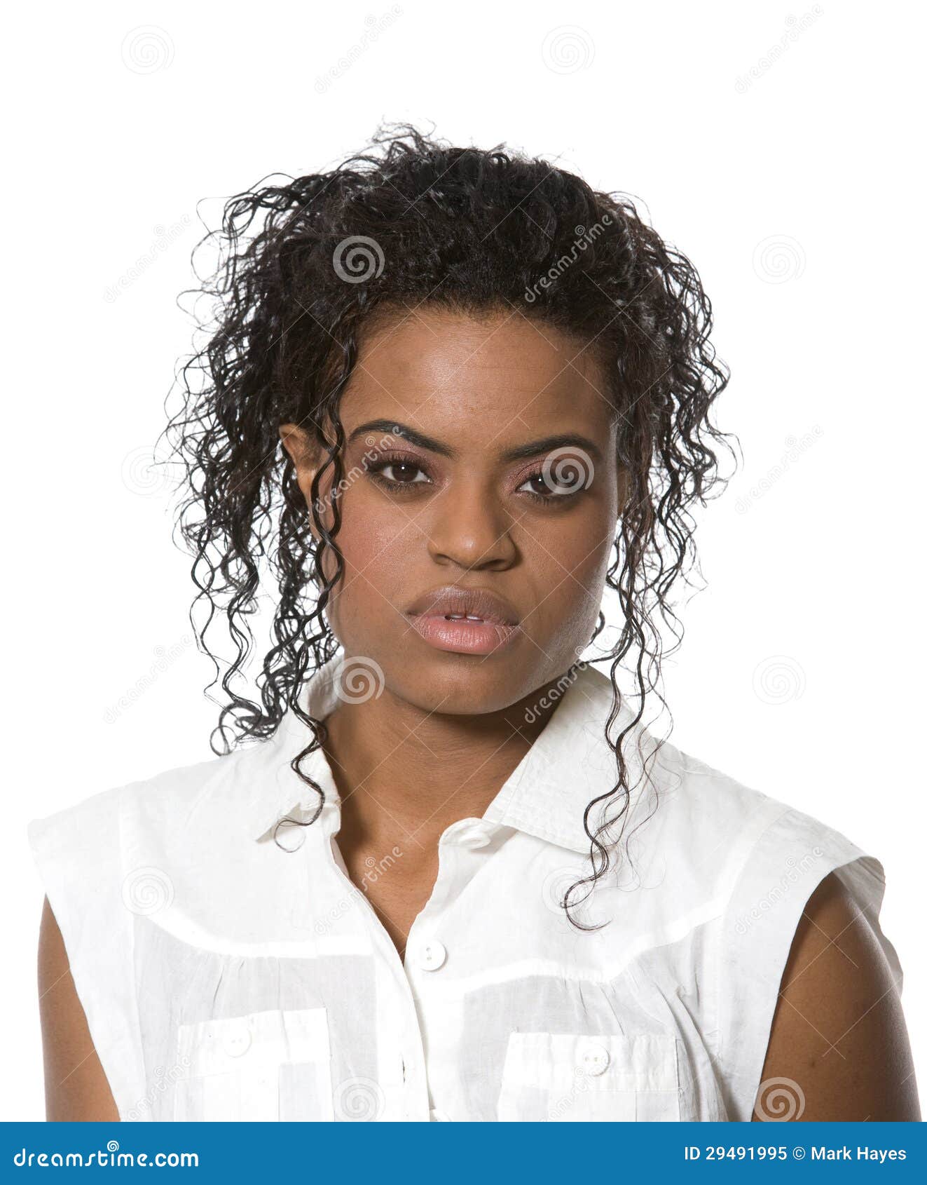 Stare from woman stock image. Image of camera, woman - 29491995