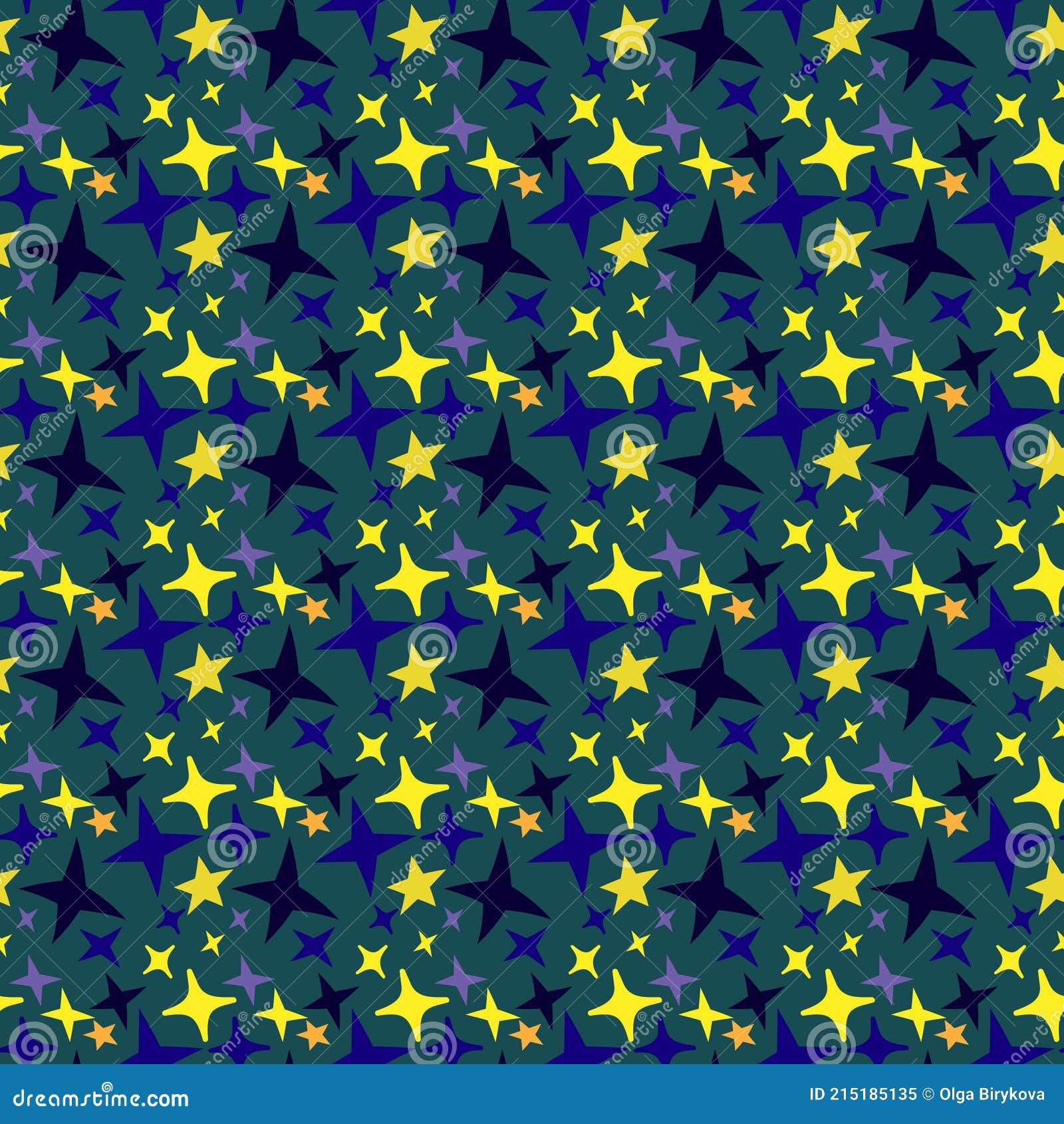 Starfall stock illustration. Illustration of seamless - 215185135