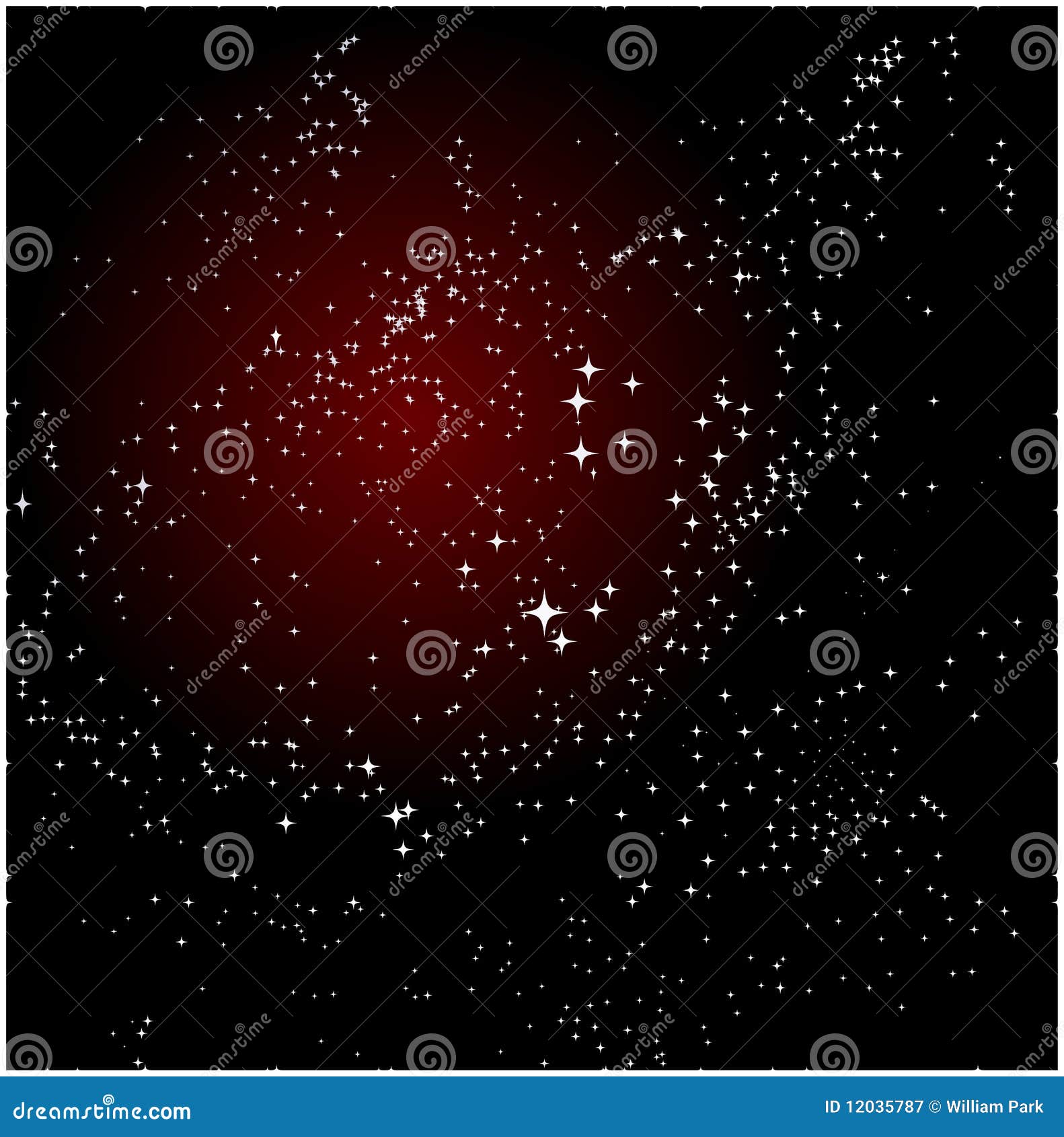 Starfield stock vector. Illustration of night, observe - 12035787