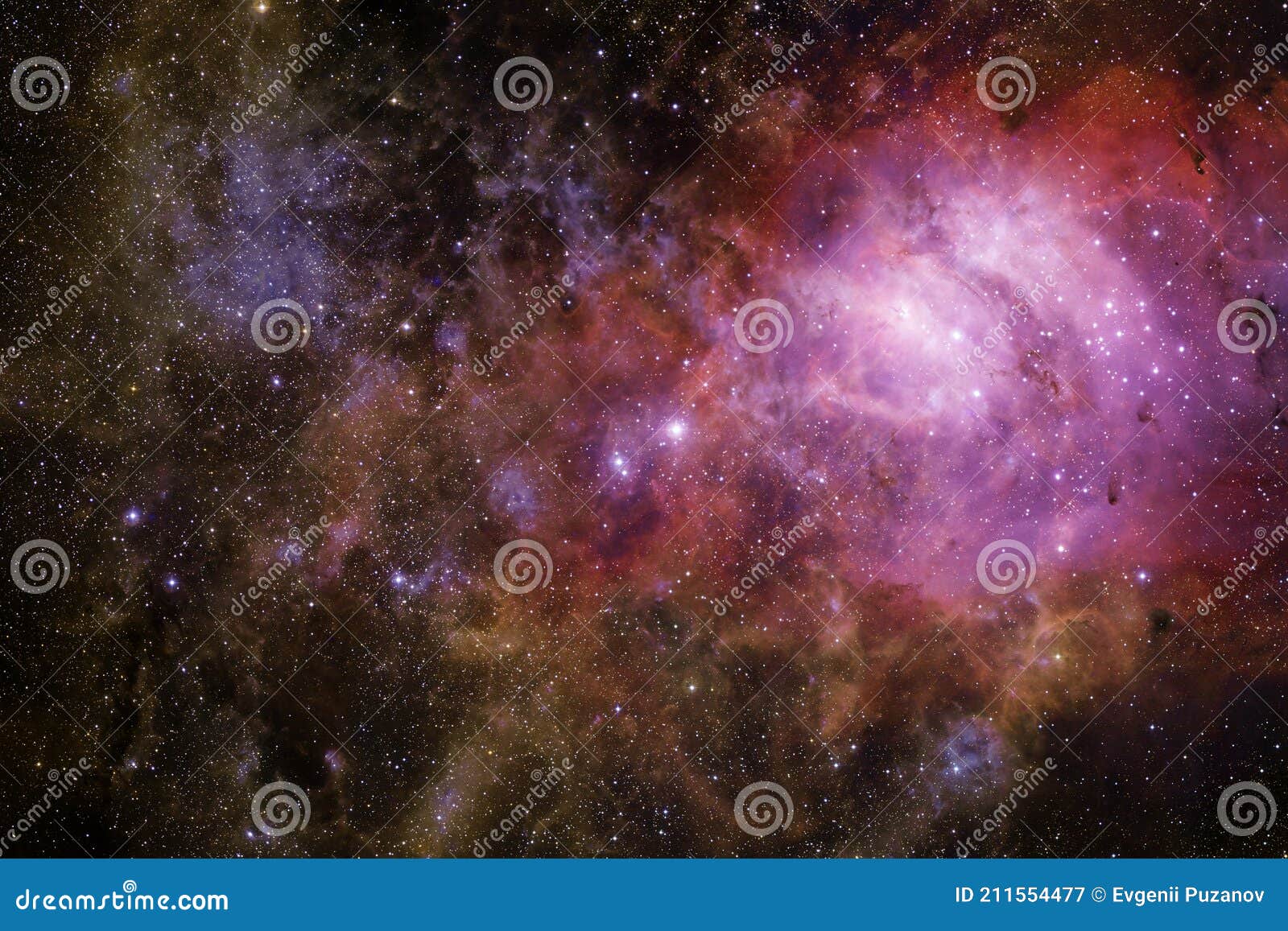 Starfield. Elements of this Image Furnished by NASA Stock Image - Image ...