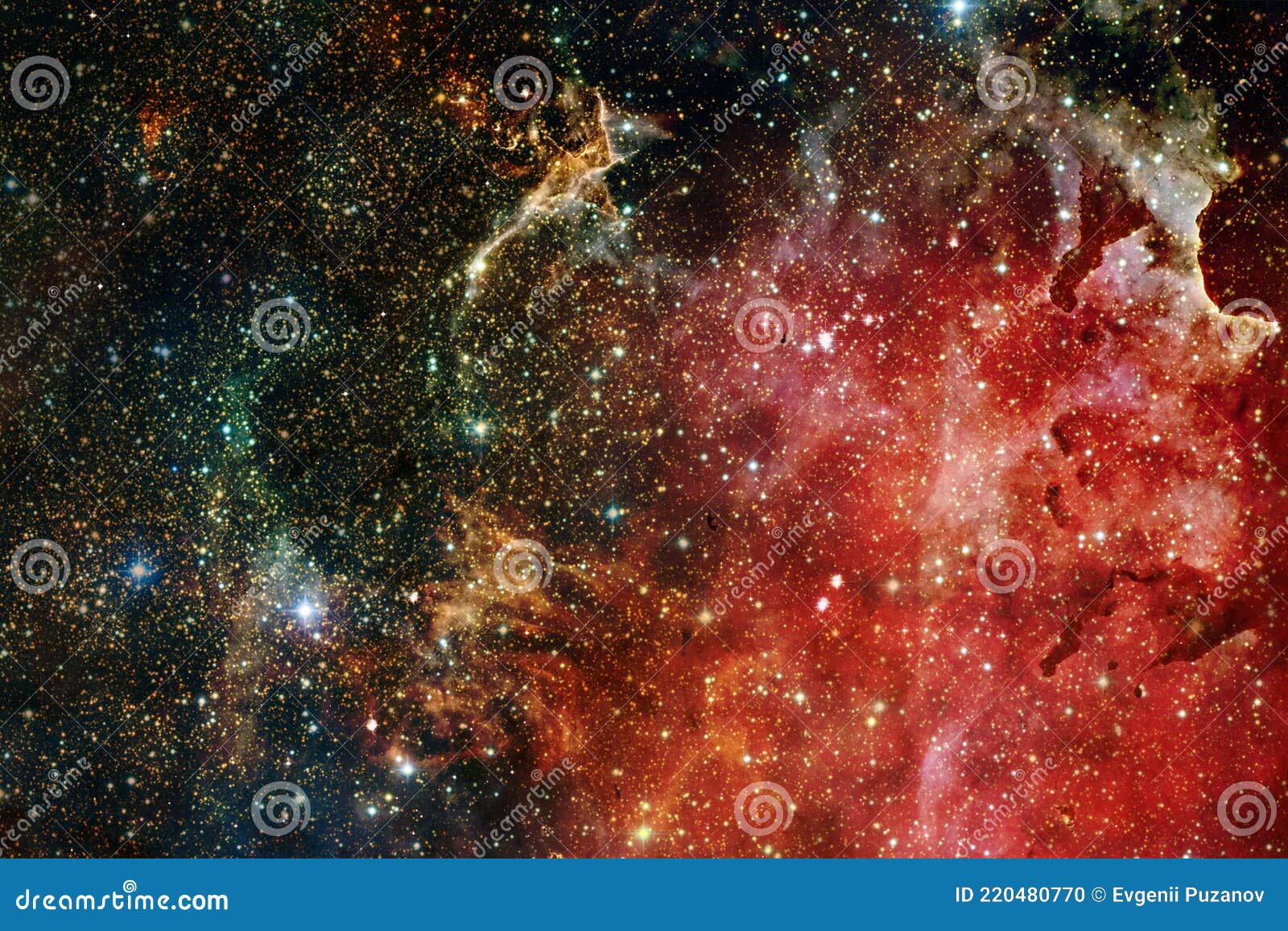 Starfield. Elements of this Image Furnished by NASA Stock Photo - Image ...