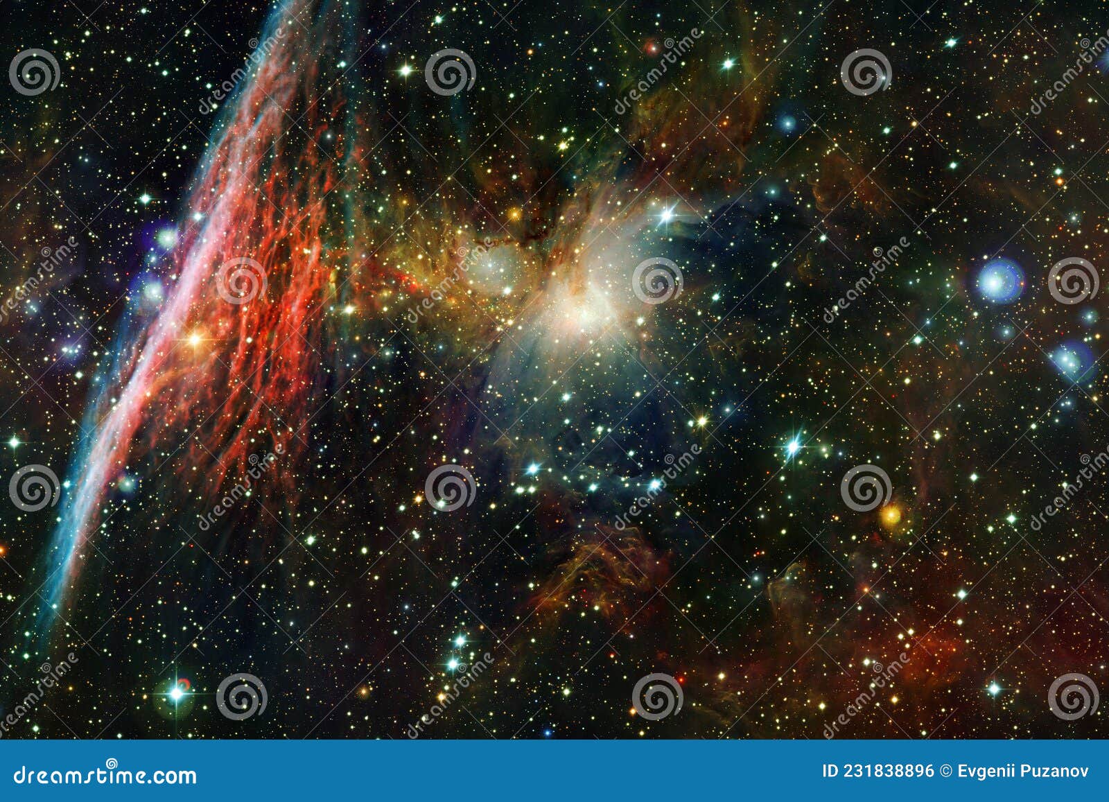 Starfield. Elements of this Image Furnished by NASA Stock Photo - Image ...