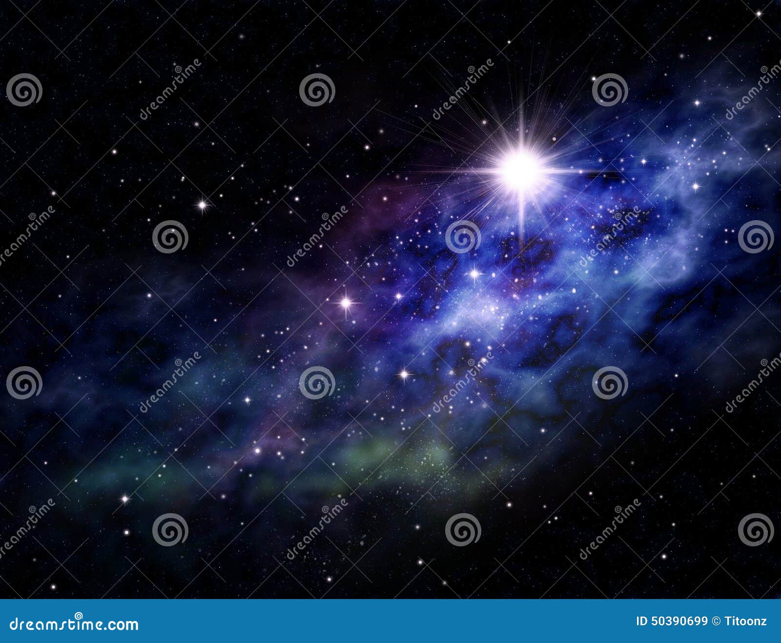 Starfield Royalty-Free Stock Photography | CartoonDealer.com #50390699