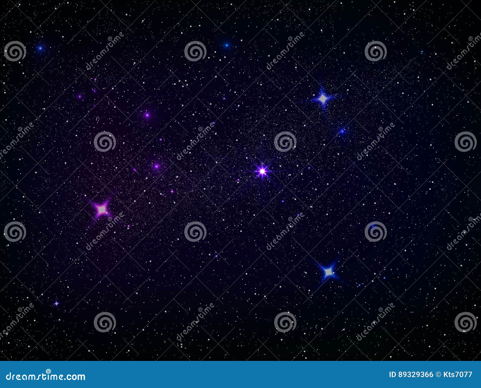 Starfield stock vector. Illustration of natural, astronomy - 89329366
