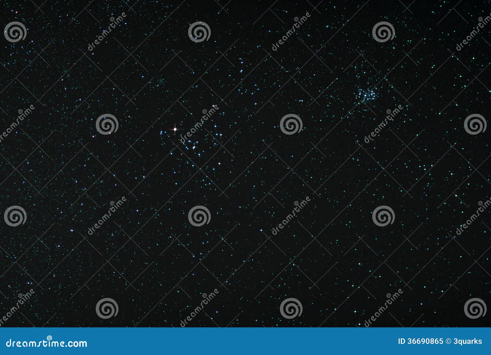 Starfield With Taurus And Pleiades Royalty-Free Stock Photography ...