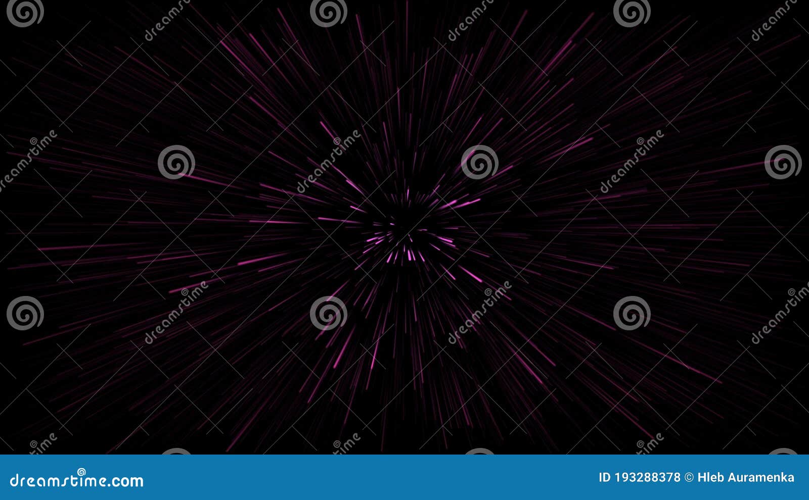 Starfields in Space with Hyper Speed Jump into Another Galaxy ...