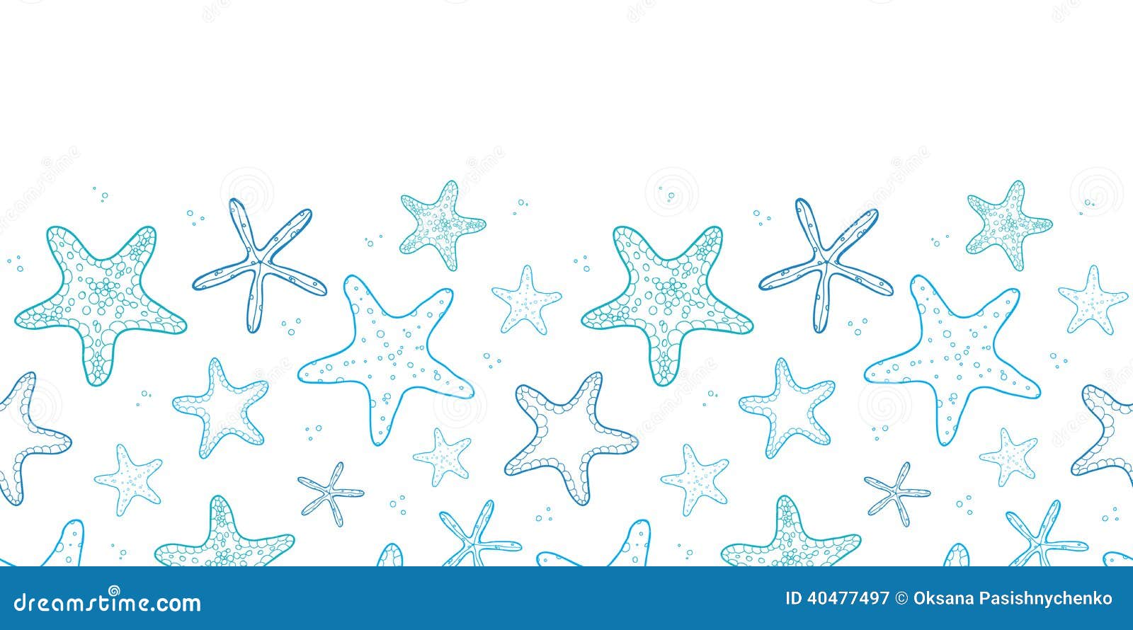 Starfish Blue Texture Seamless Pattern Background Vector Illustration ... Starfish Blue Texture Seamless Pattern Background Vector Illustration ...